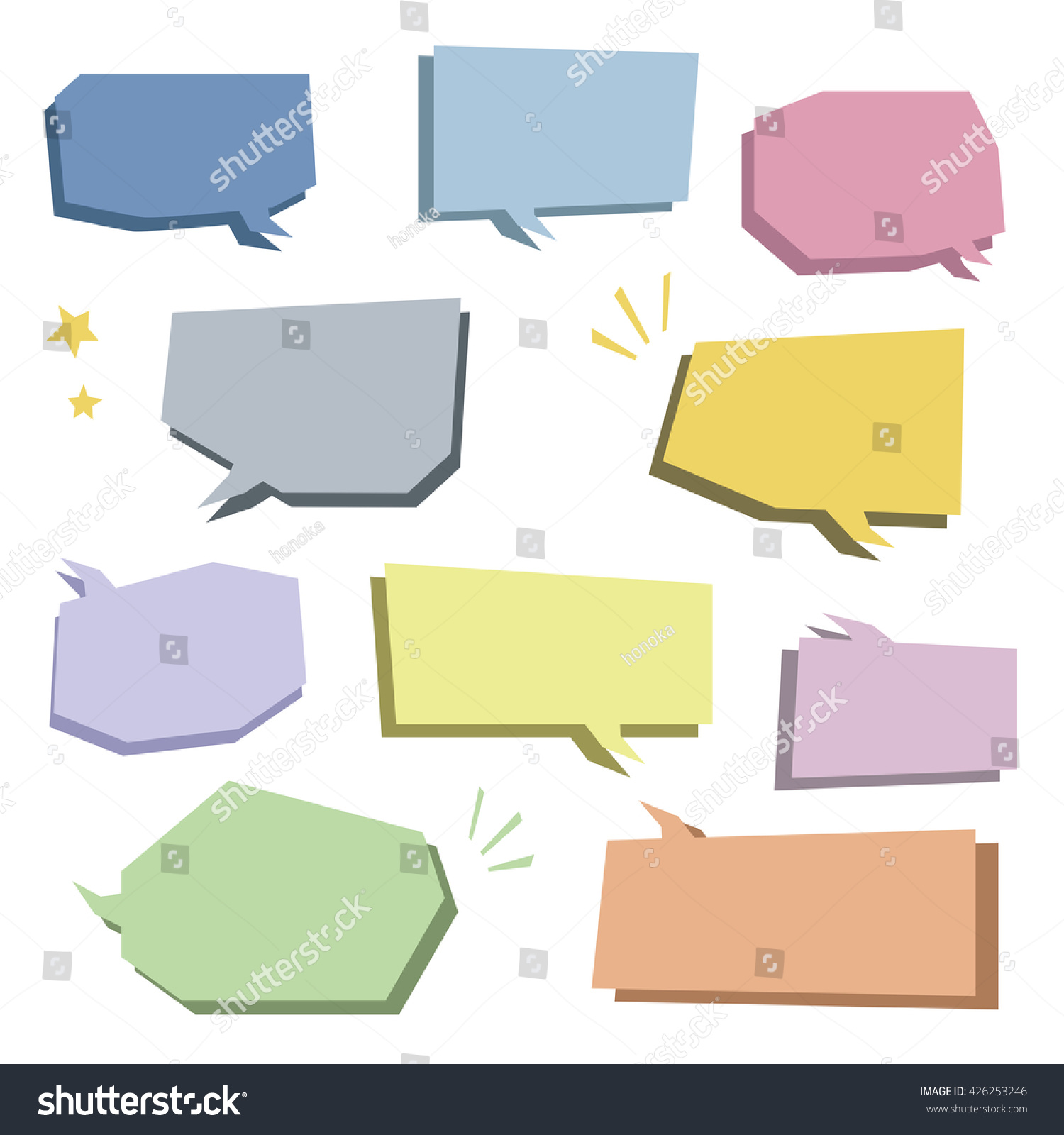Set Colorful Speech Bubbles Vector Eps: เวกเตอร์สต็อก (ปลอดค่าลิขสิทธิ์ ... Set Colorful Speech Bubbles Vector Eps: เวกเตอร์สต็อก (ปลอดค่าลิขสิทธิ์ ...