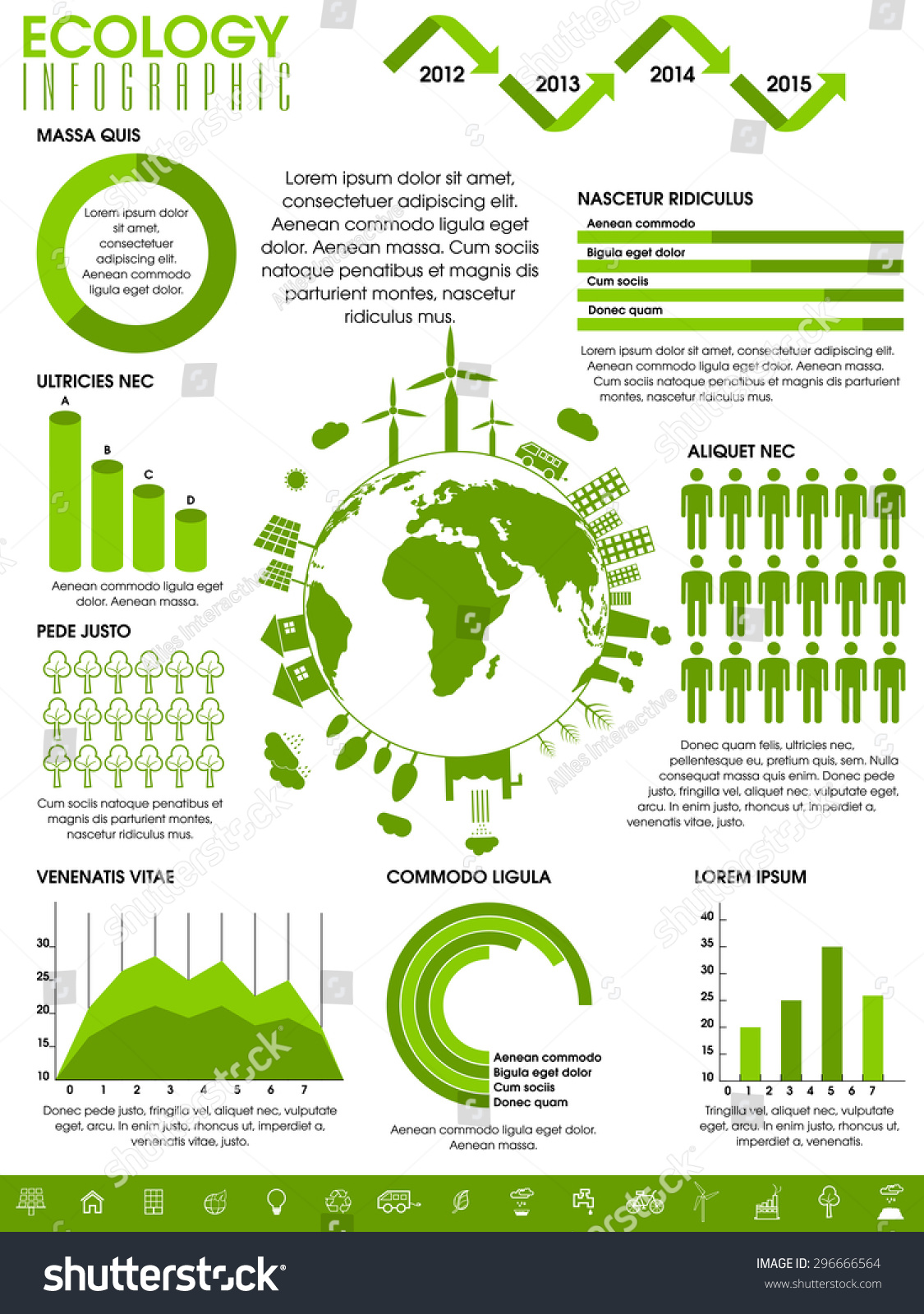 Set Creative Ecological Template Layout Various Stock Vector (Royalty ...
