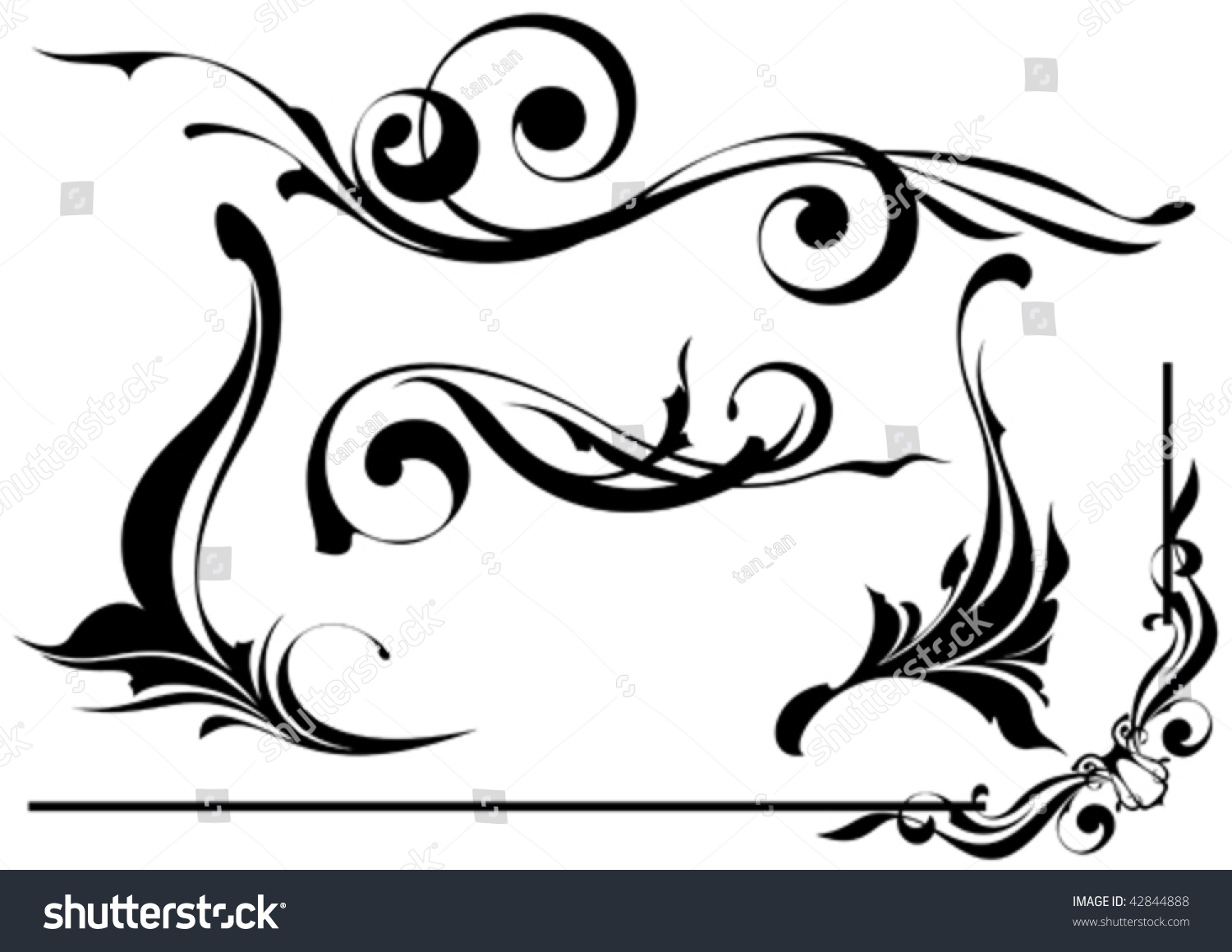 Set Design Elements Stock Vector (Royalty Free) 42844888