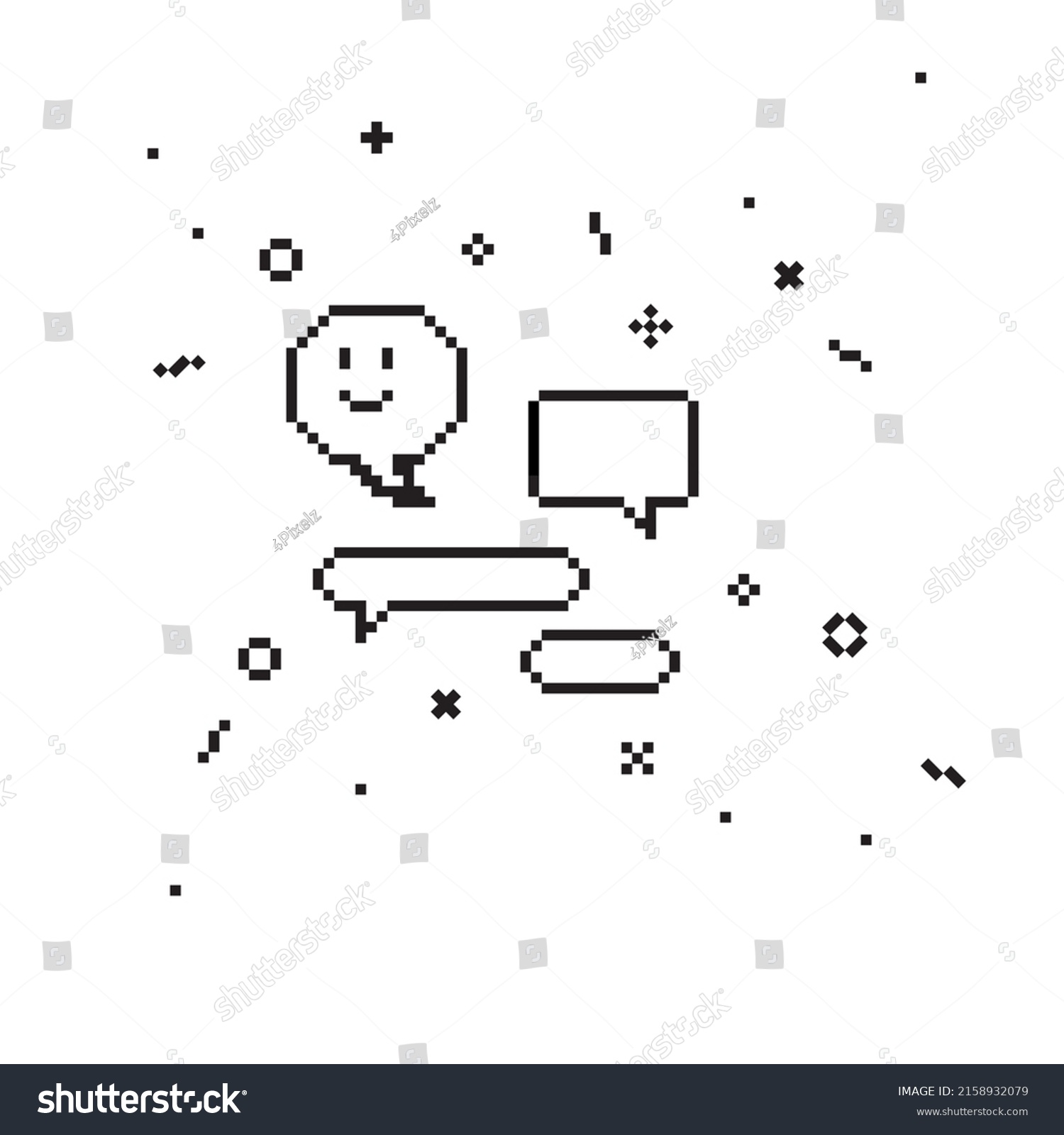 Set Design Elements Message Boxes Quotes Stock Vector (Royalty Free ...