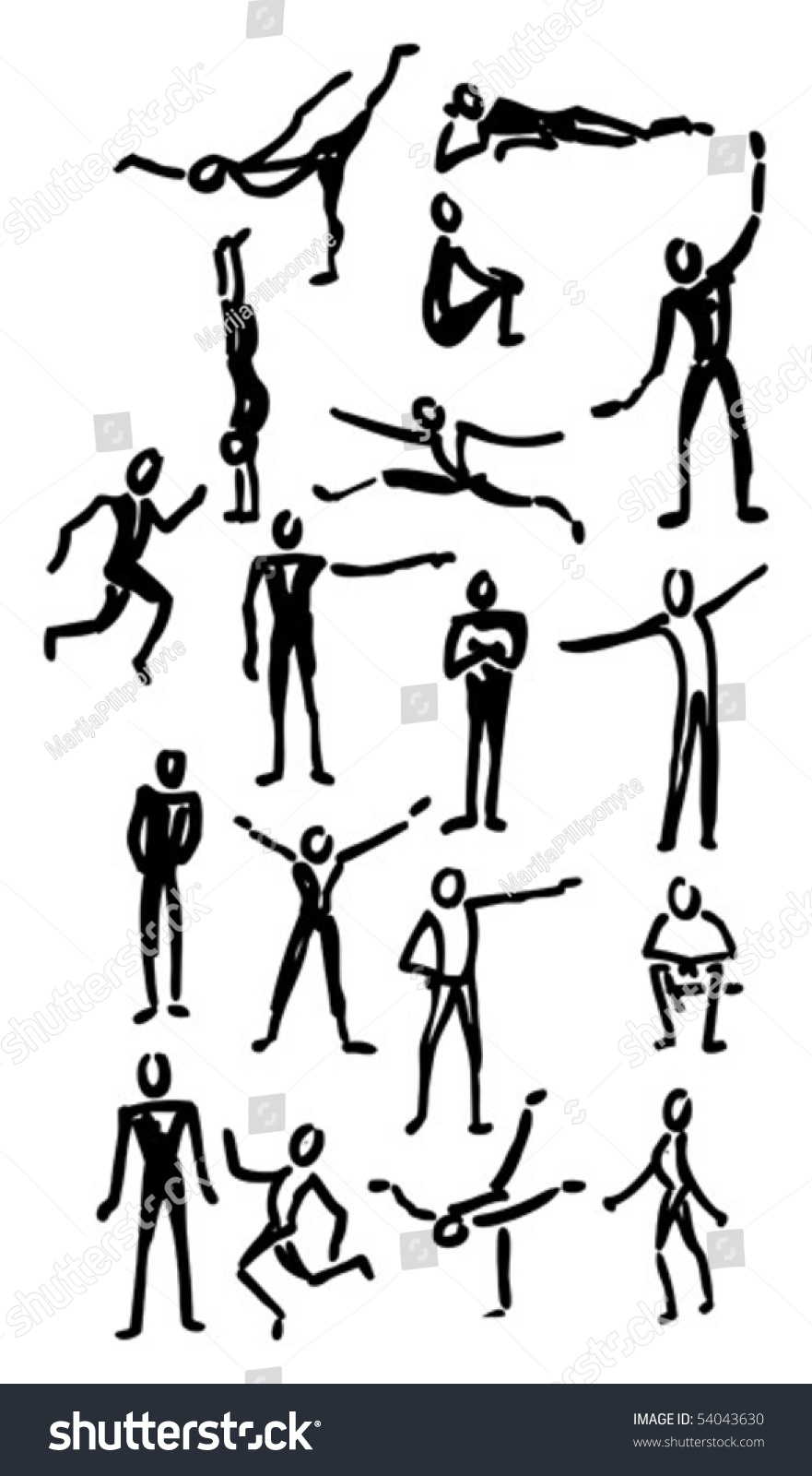 Set Different Figures Vector Stock Vector (Royalty Free) 54043630 ...