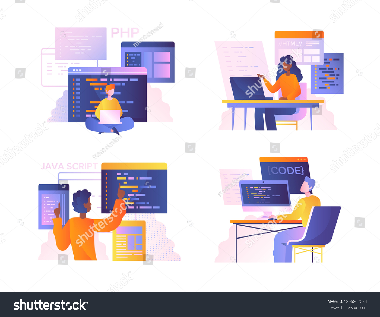2.675 imagens de Coder cartoon Imagens, fotos stock e vetores ...