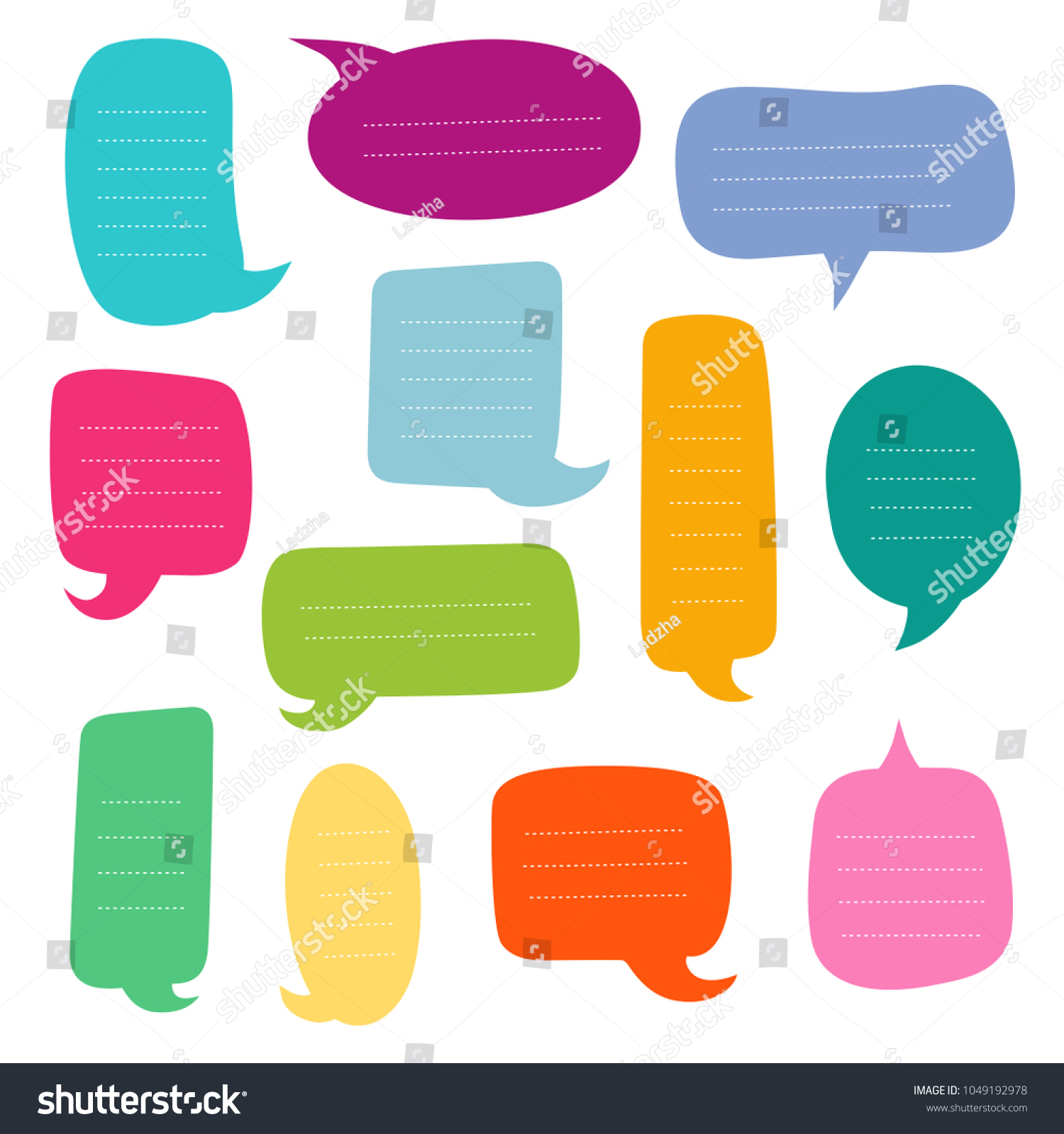 Vektor Stok Set Empty Dialogs Boxes Vector Speech (Tanpa Royalti ... Vektor Stok Set Empty Dialogs Boxes Vector Speech (Tanpa Royalti ...