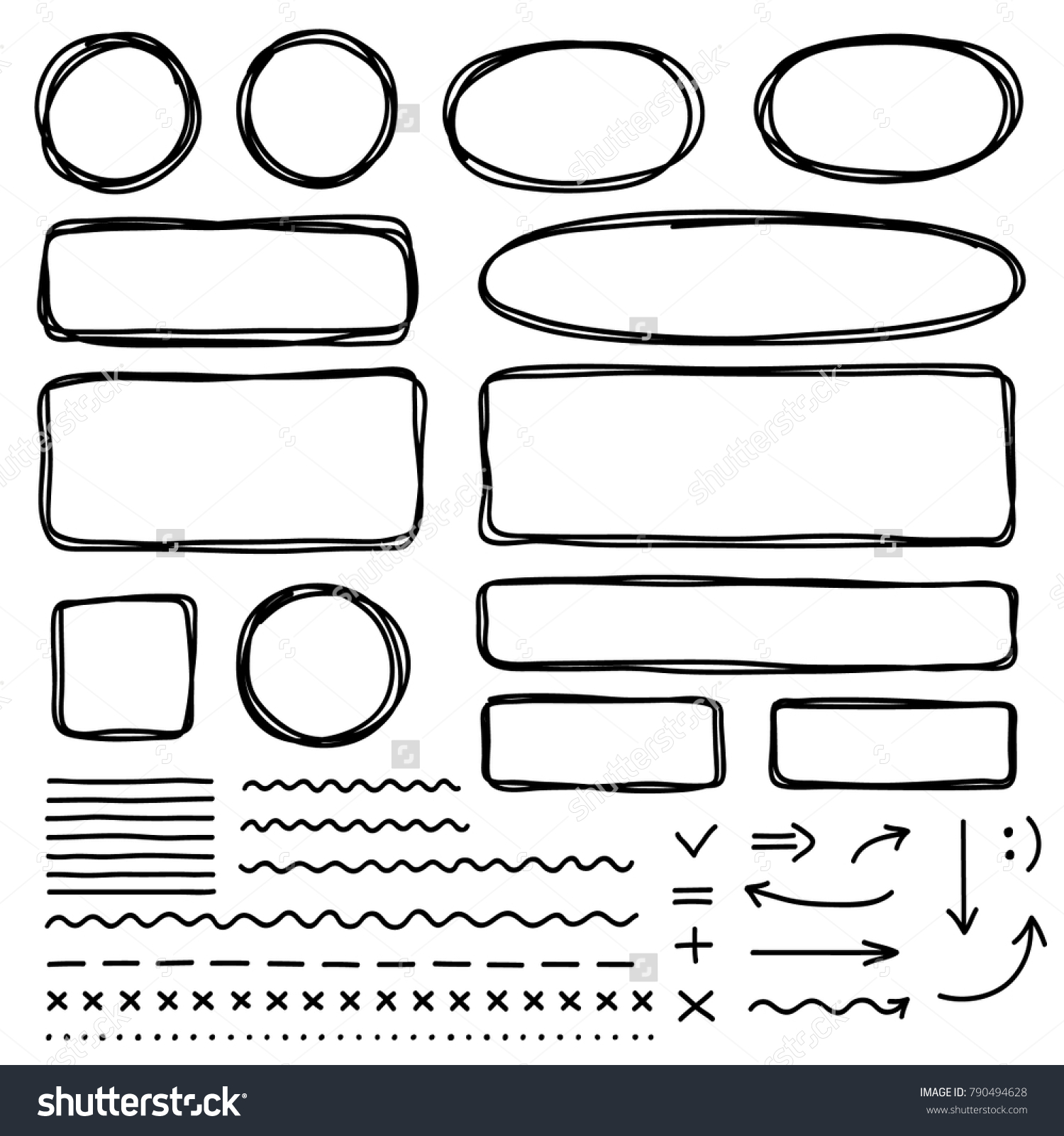 37,318 Doodle rectangle Images, Stock Photos & Vectors | Shutterstock