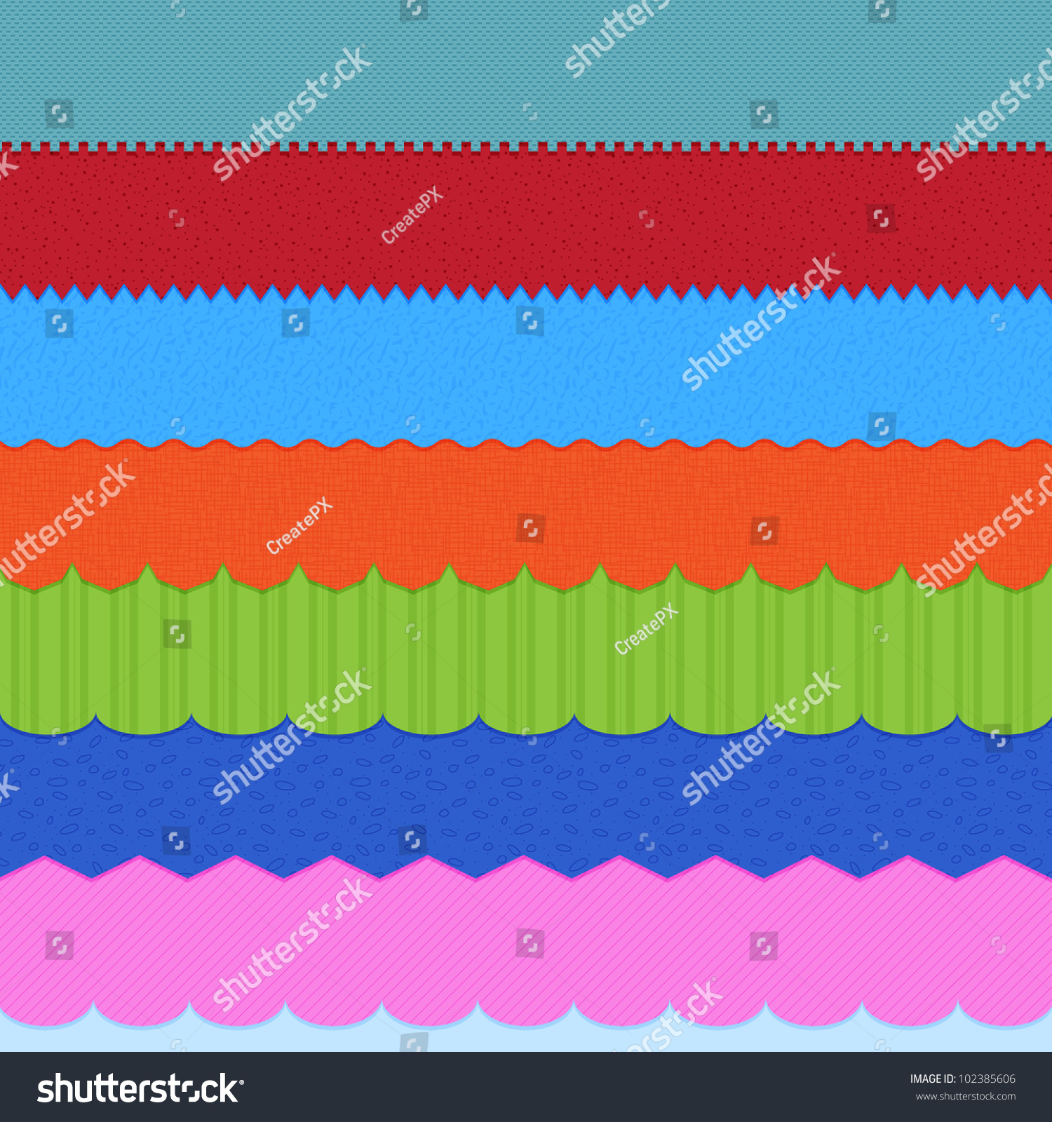 Set 7 Header Backgrounds This Vector Stock Vector (Royalty Free) 102385606