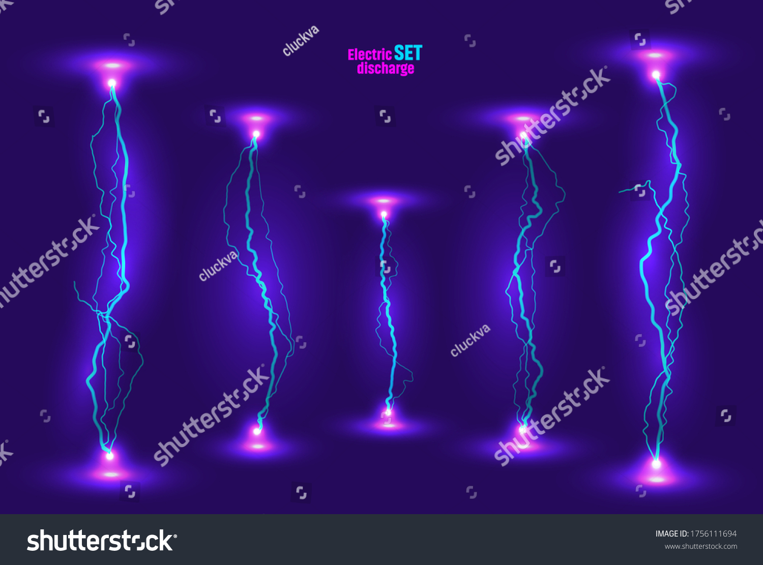 Set Light Elements Vector Illustration Stock Vector (Royalty Free ...
