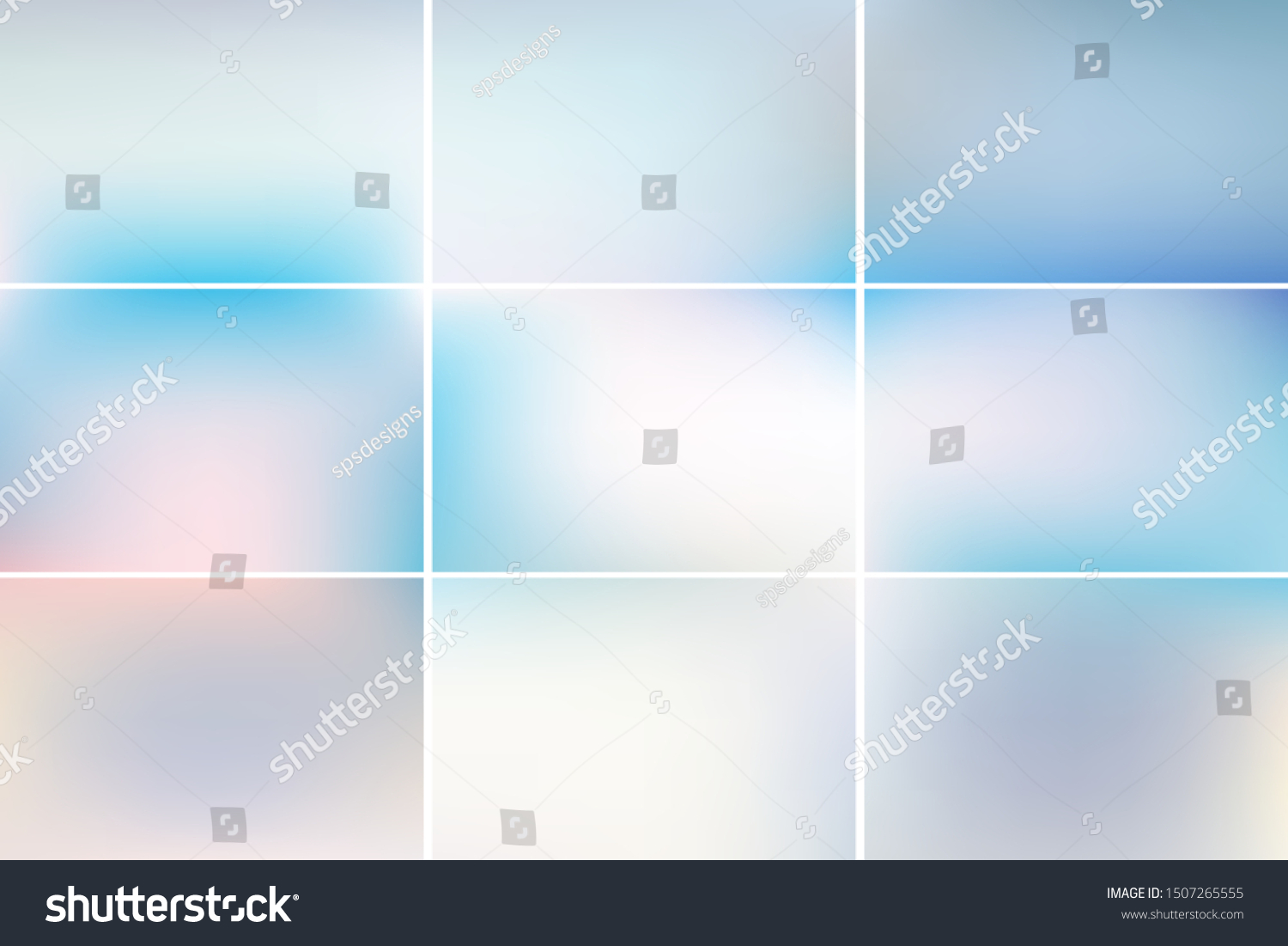 Set Plain Vector Background Designs Stock Vector (Royalty Free) 1507265555