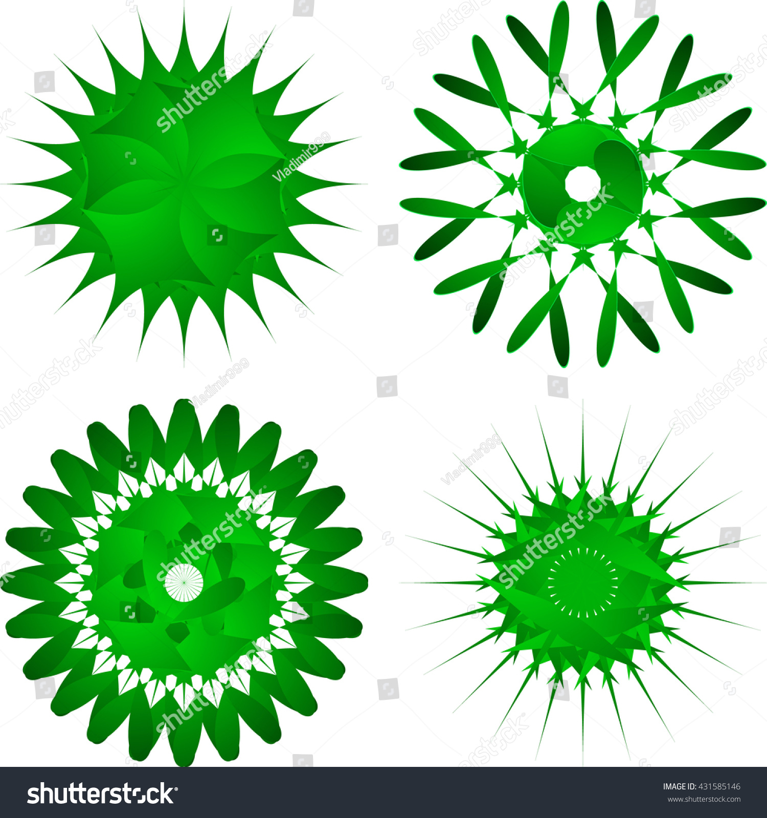 Set Round Patterns Stock Vector (Royalty Free) 431585146 | Shutterstock