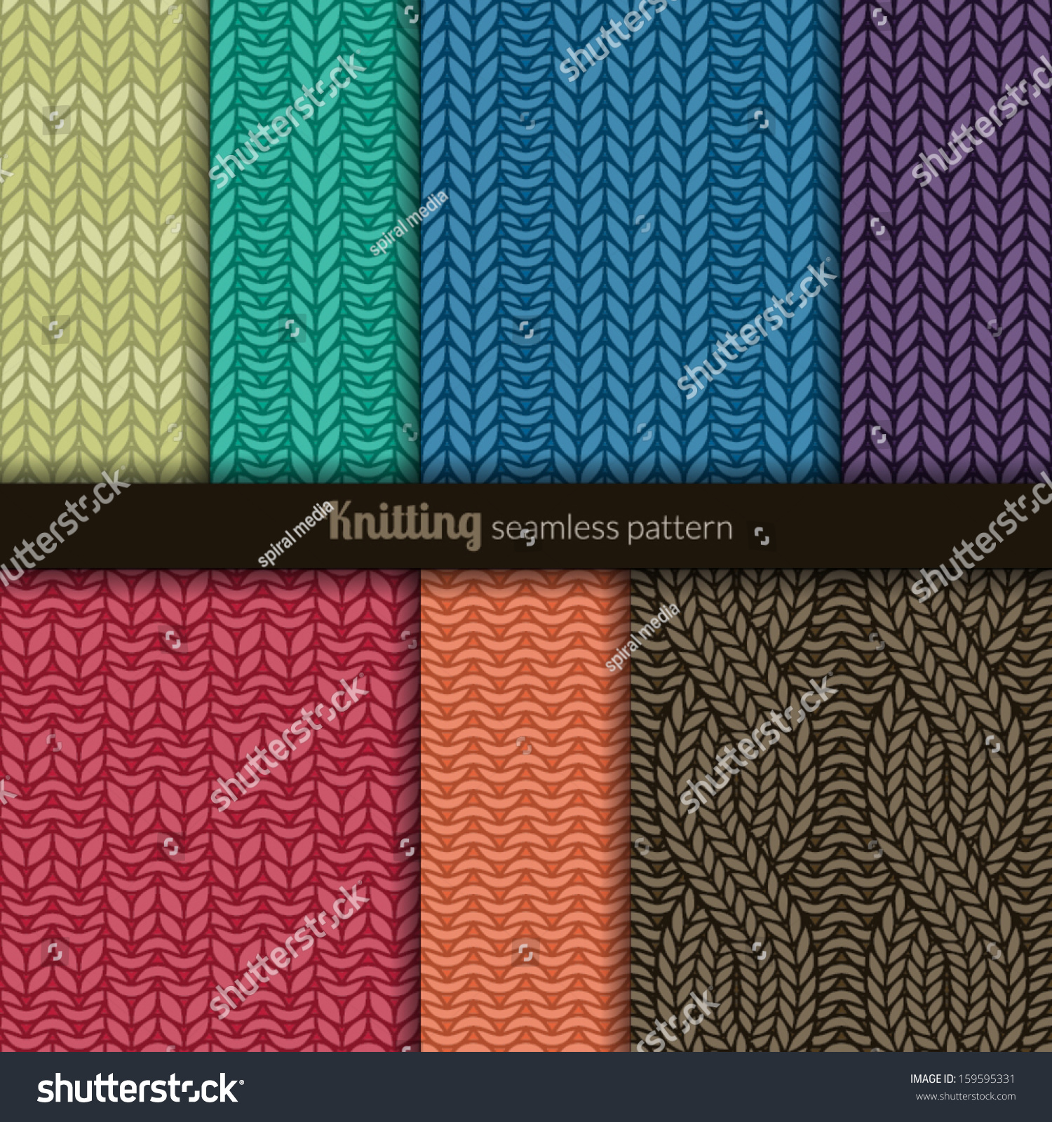 23,129 Stitch knitted pattern Stock Vectors, Images & Vector Art ...