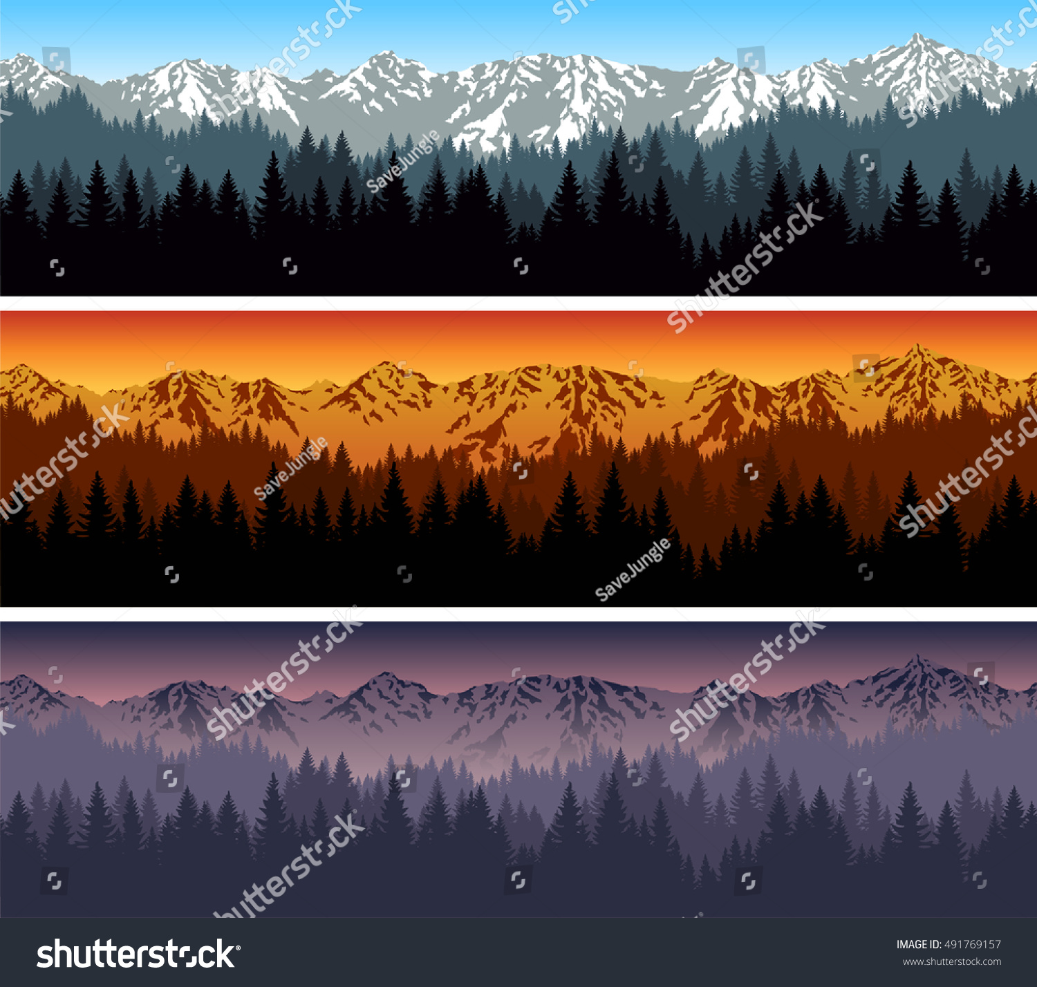 12,317 Mountain range banner Images, Stock Photos & Vectors | Shutterstock