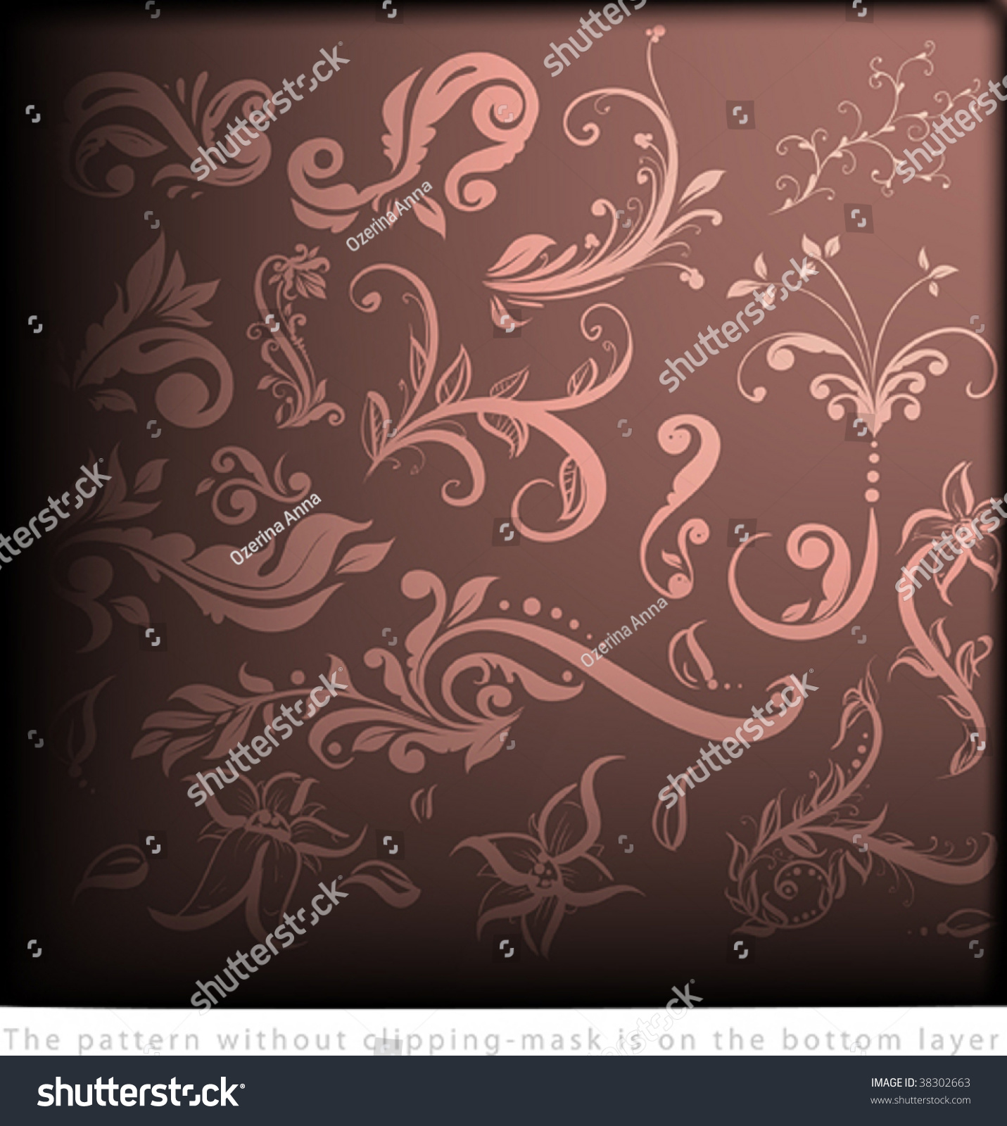 Set Vector Patterns Design Stock Vector (Royalty Free) 38302663 ...