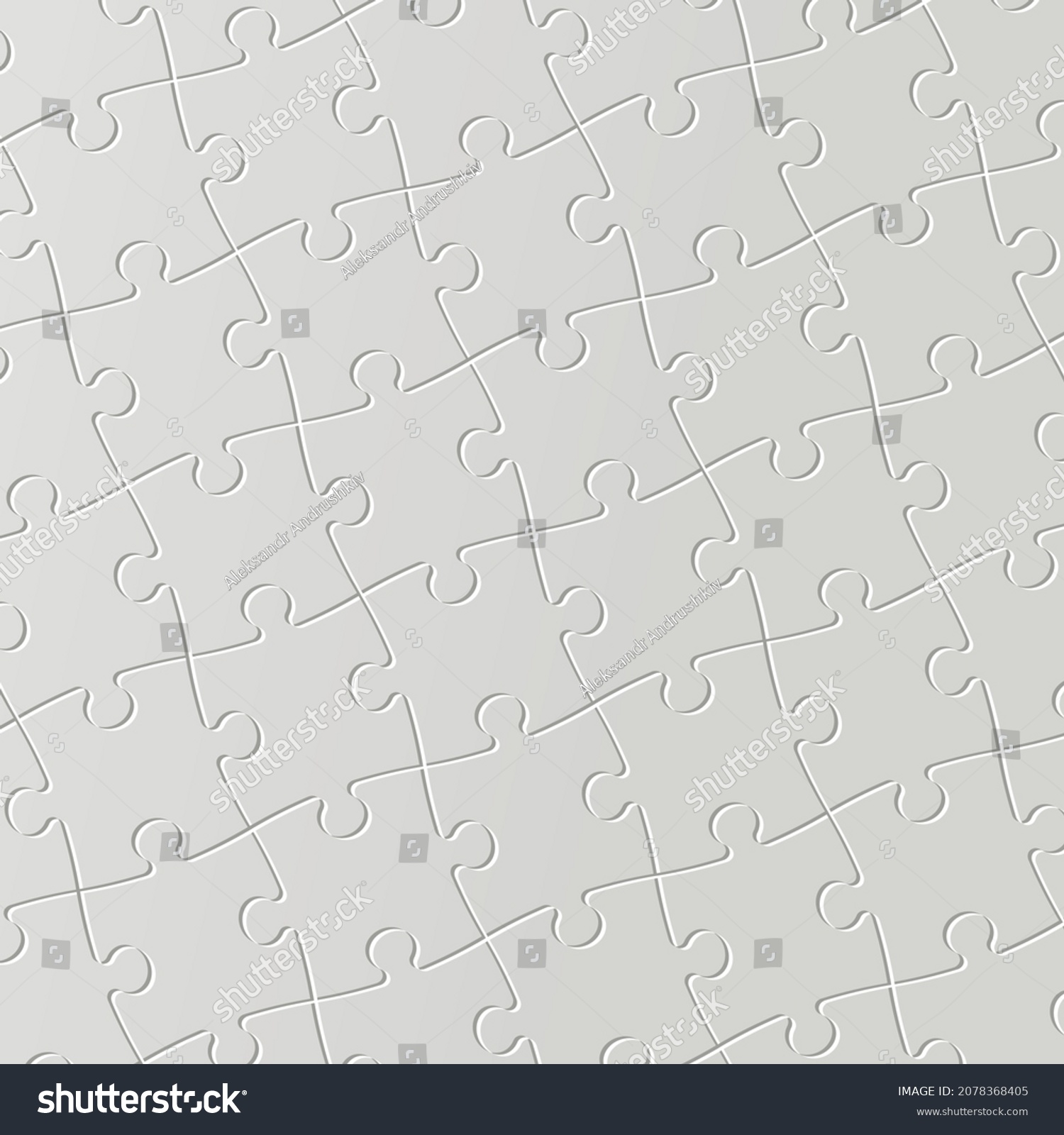 Set Puzzle Pieces Texture Mosaic Background Stock Vector (Royalty Free ...