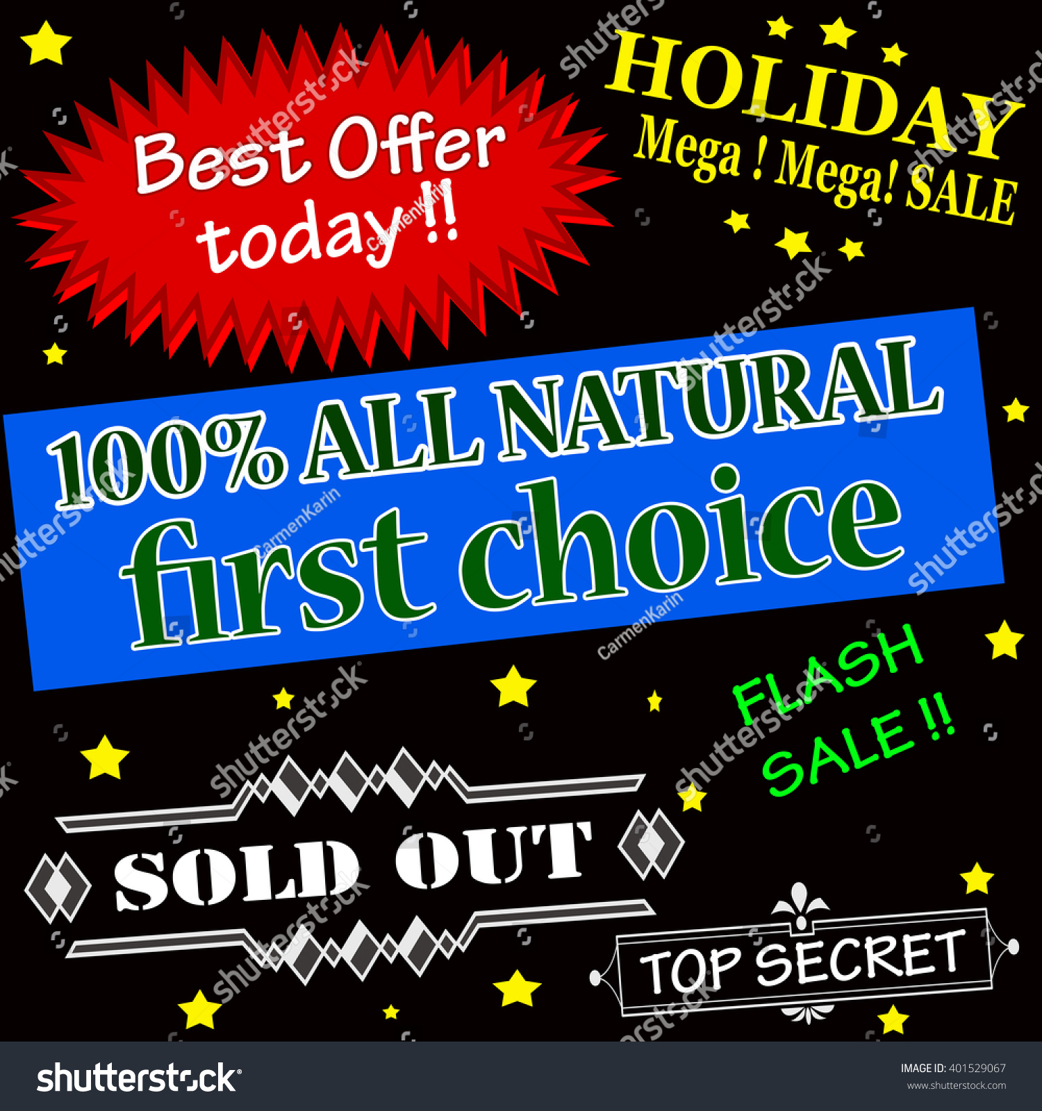Set Stamps Text Inside Vector Illustration Stock Vector (Royalty Free ...