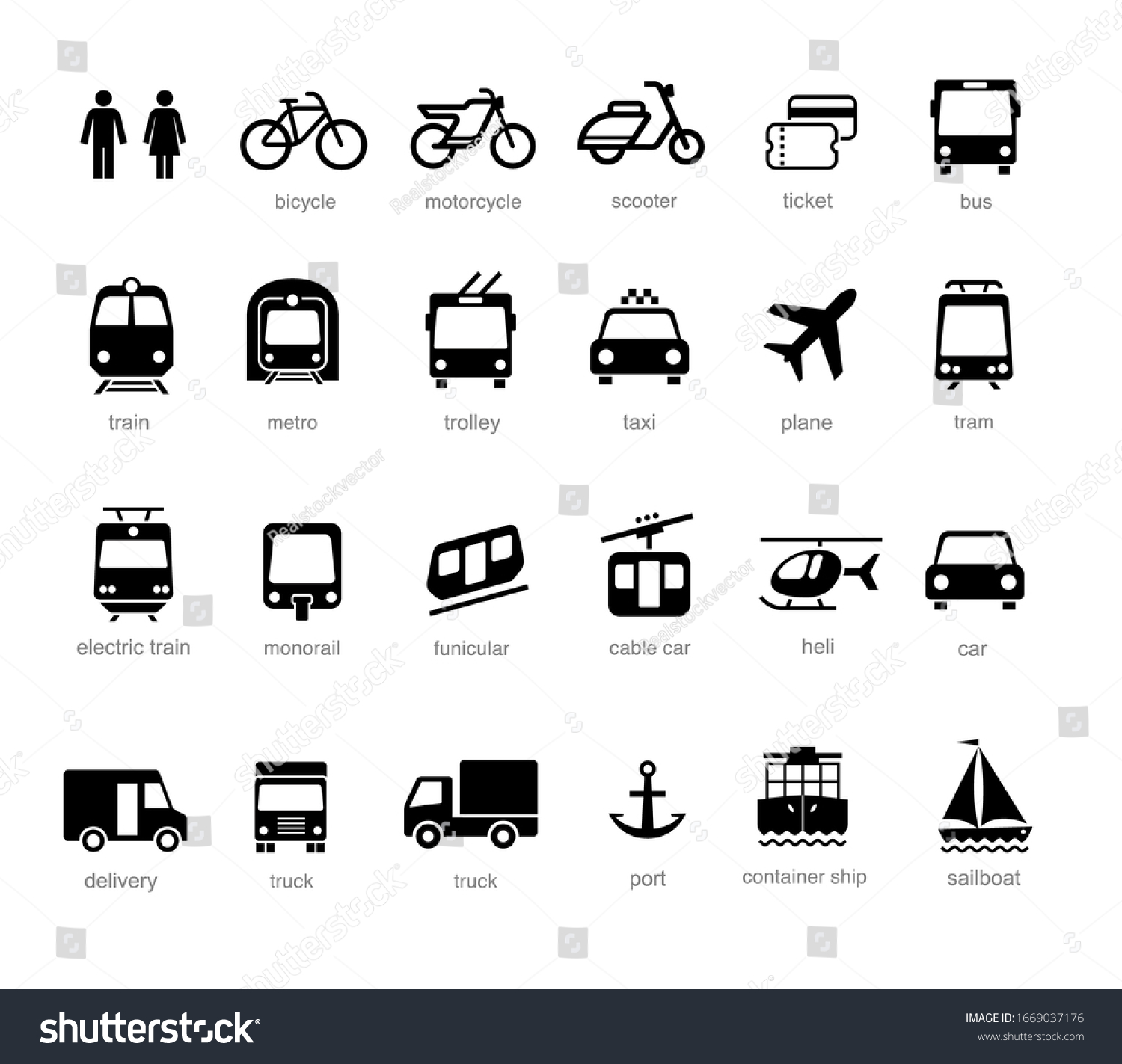741 Different mode of transport Images, Stock Photos & Vectors ...