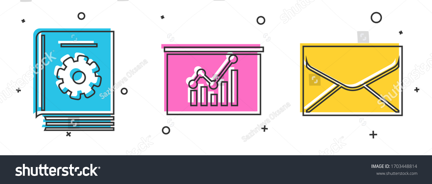 Set User Manual Board Graph Chart Stock Vector (Royalty Free ...