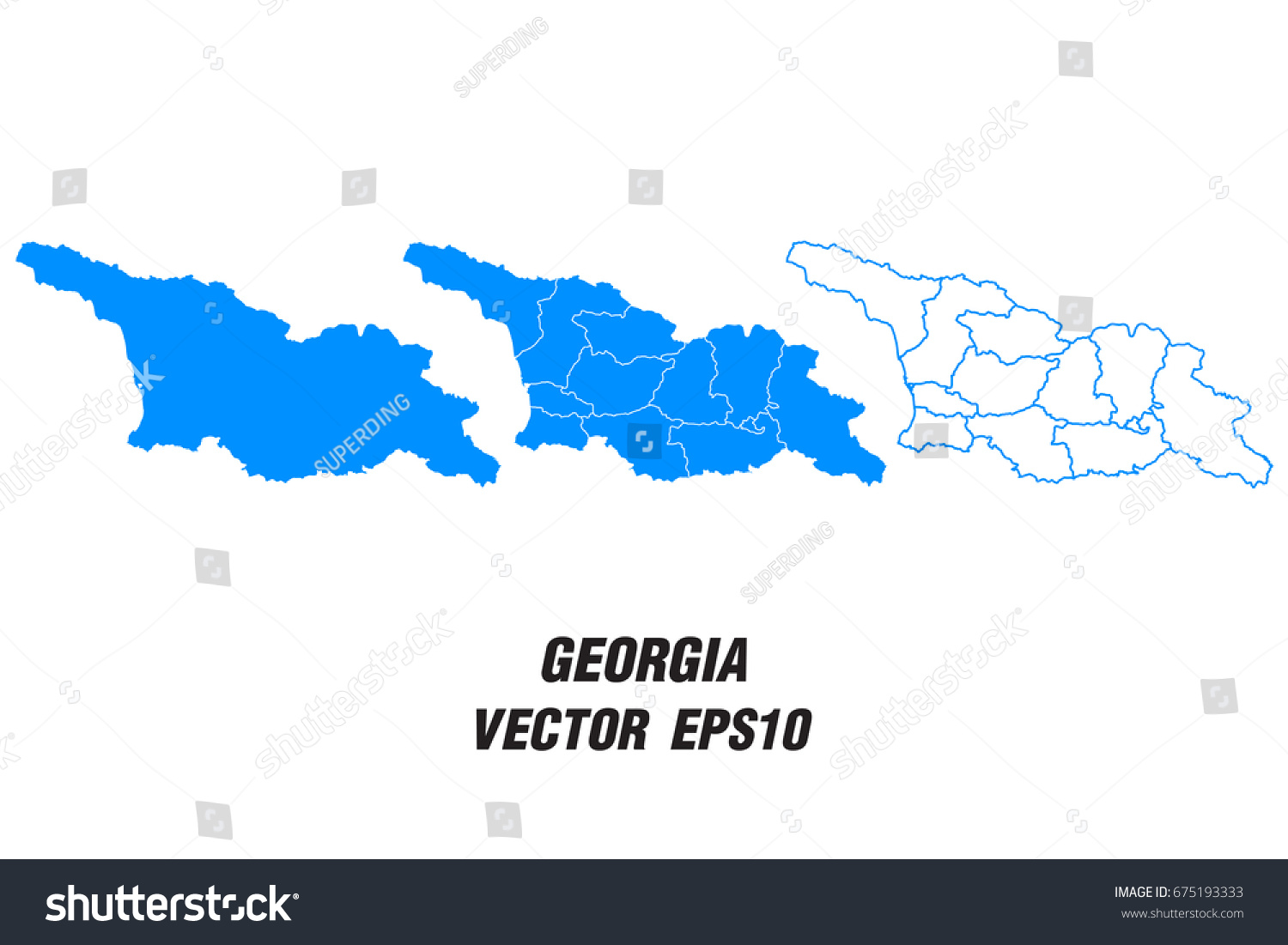 Georgian map: 3.400 billeder, stock-fotos og -vektorer | Shutterstock