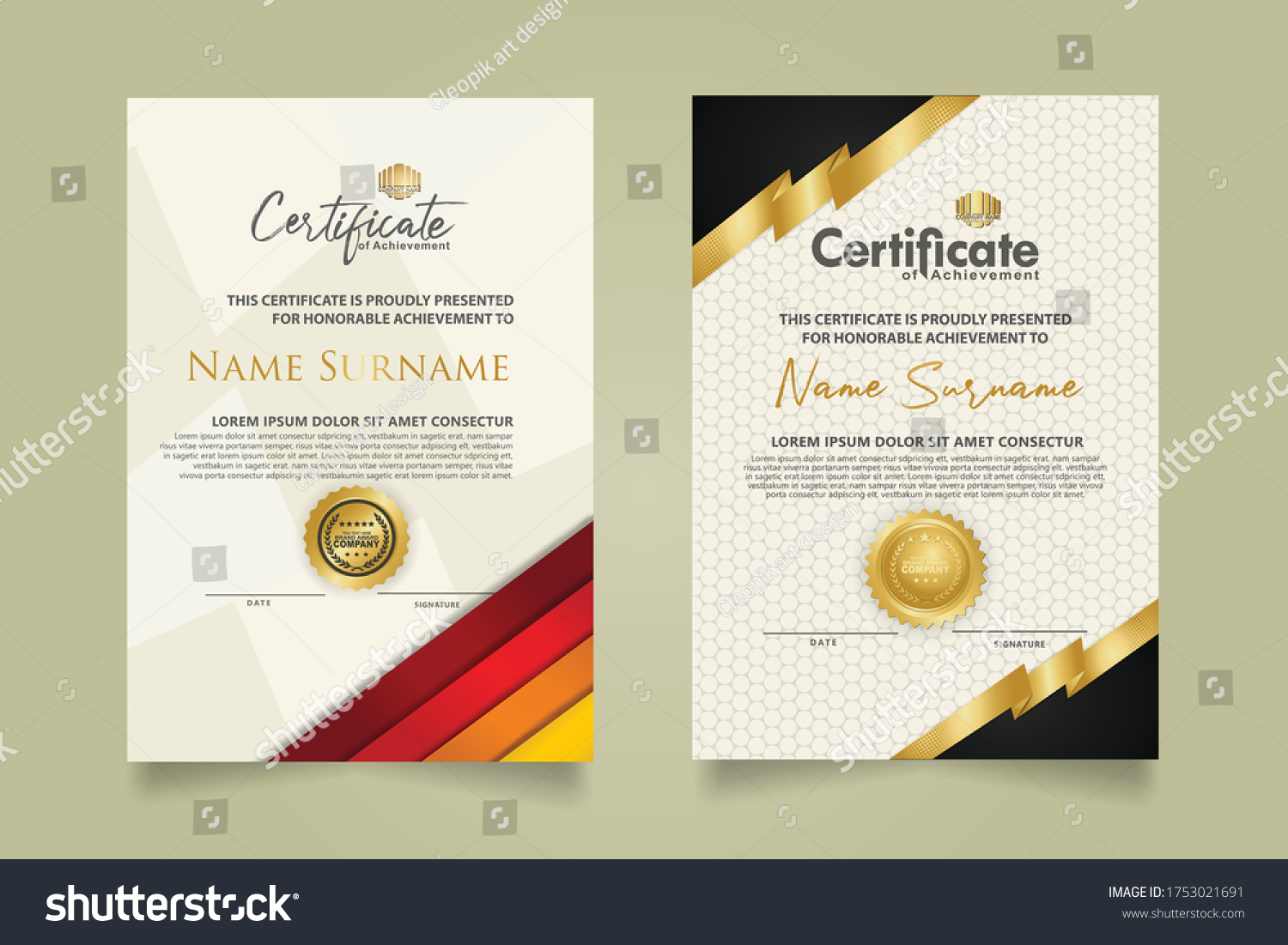 Set Vertical Certificate Template Stripes Ornament: เวกเตอร์สต็อก (ปลอด ... Set Vertical Certificate Template Stripes Ornament: เวกเตอร์สต็อก (ปลอด ...