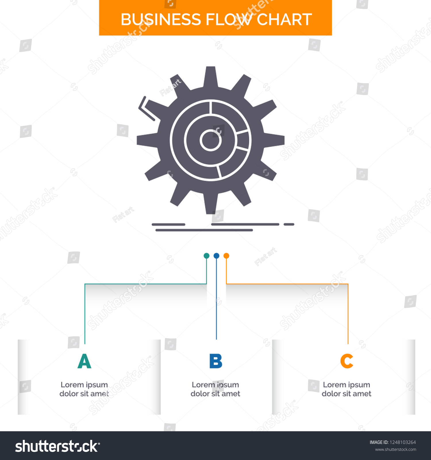 Setting Data Management Process Progress Business Stock Vector (Royalty ...
