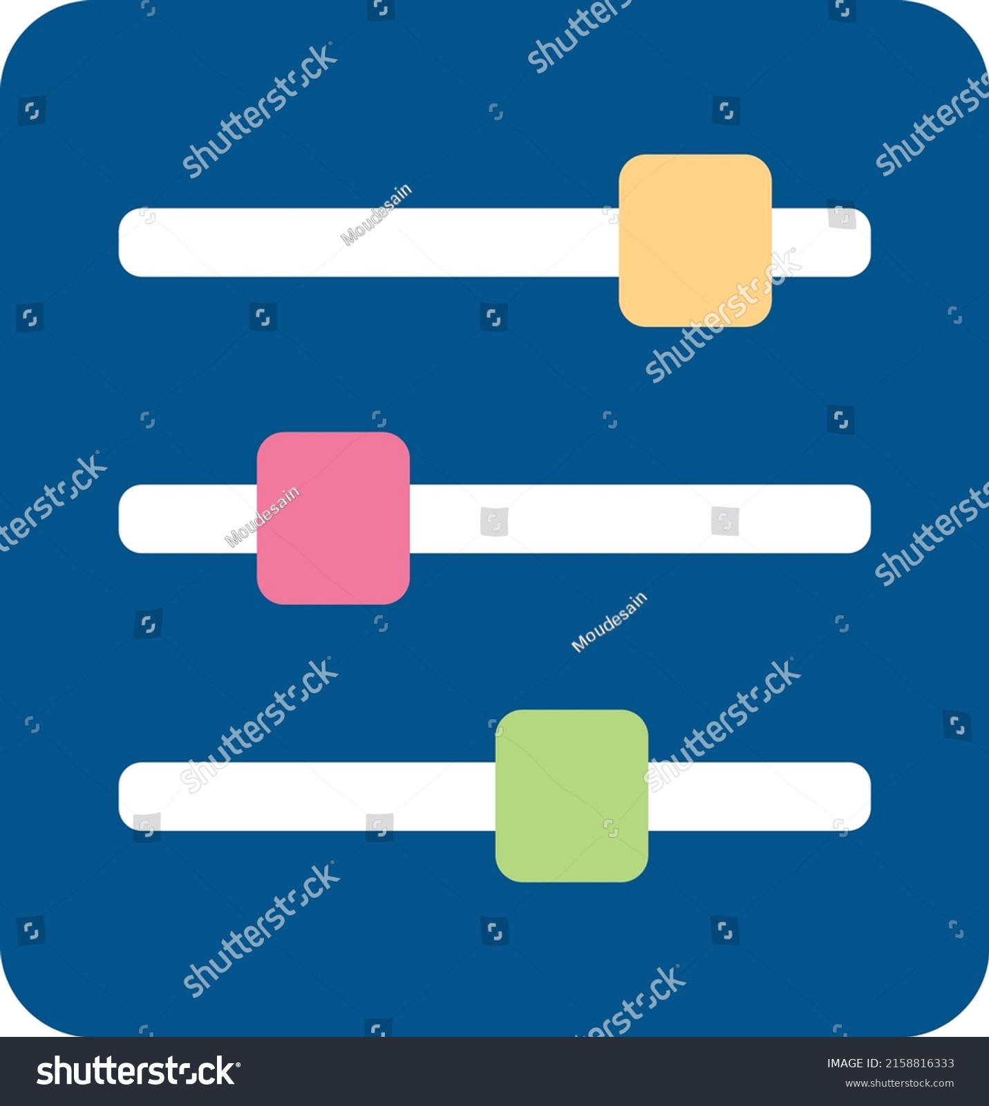 Setting Sign Aplication On Gadget Stock Vector (Royalty Free ...