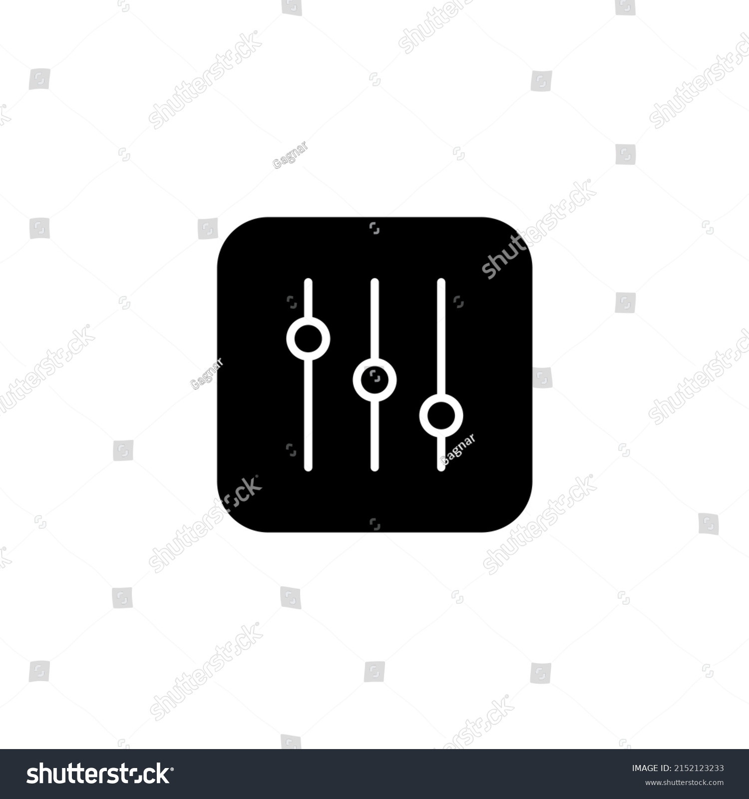 Settings Button Icon Apps Web Sites Stock Vector (Royalty Free ...