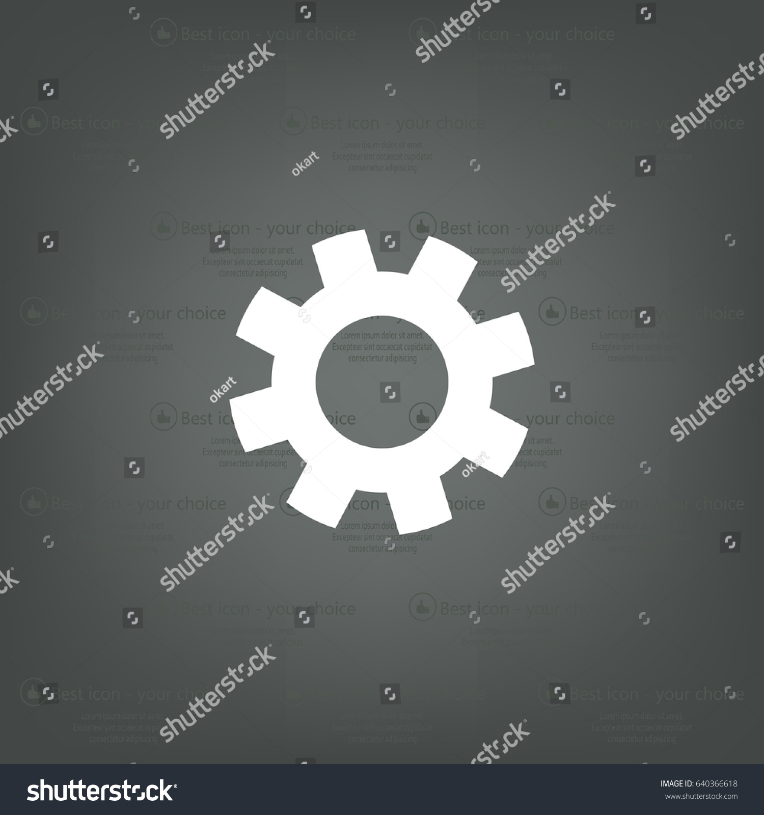 Settings Icon Vetor Stock Vector (Royalty Free) 640366618 Settings Icon Vetor Stock Vector (Royalty Free) 640366618