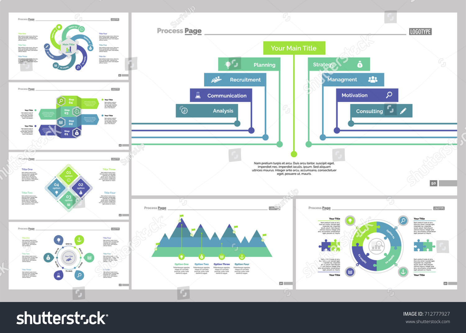 Seven Workflow Slide Templates Set Stock Vector (Royalty Free ... Seven Workflow Slide Templates Set Stock Vector (Royalty Free ...