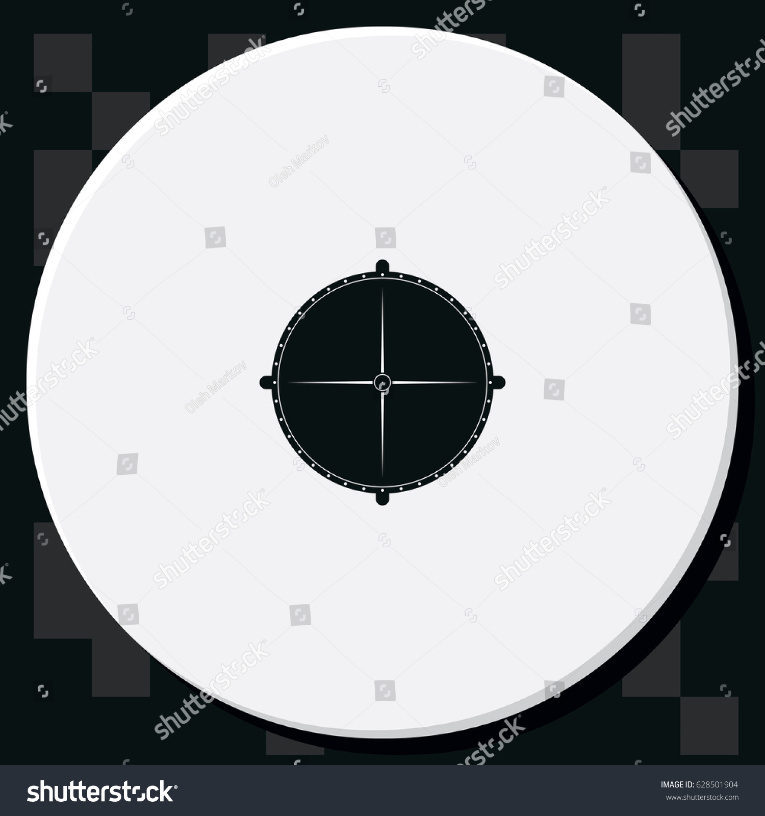 Sewer Manhole Icon Stock Vector (Royalty Free) 628501904 | Shutterstock
