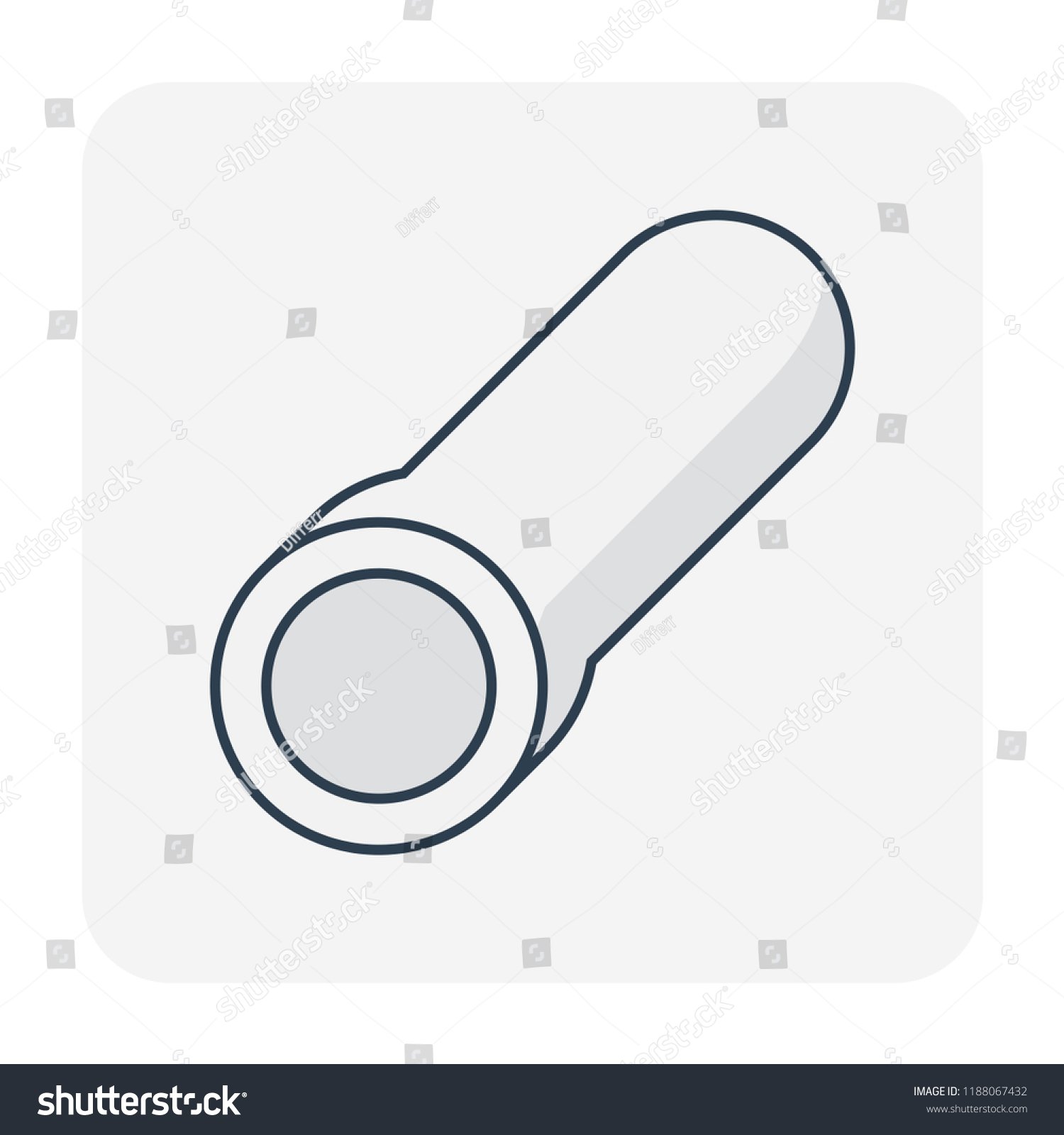 Sewer Pipe Icon Drainage System Editable Stock Vector (Royalty Free ...