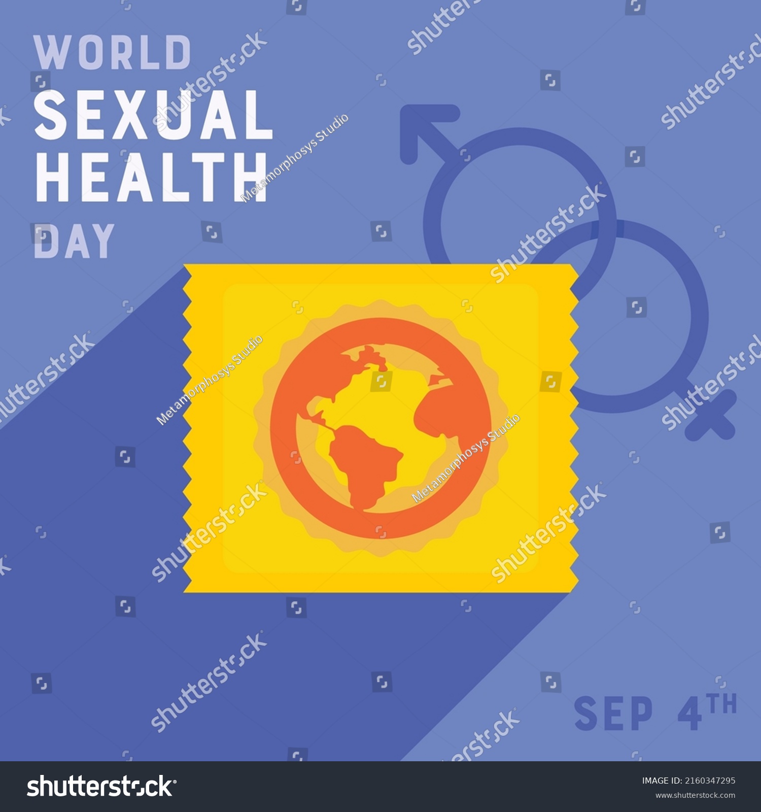 Sex Education Vector Illustration World Sexual Stock Vector Royalty