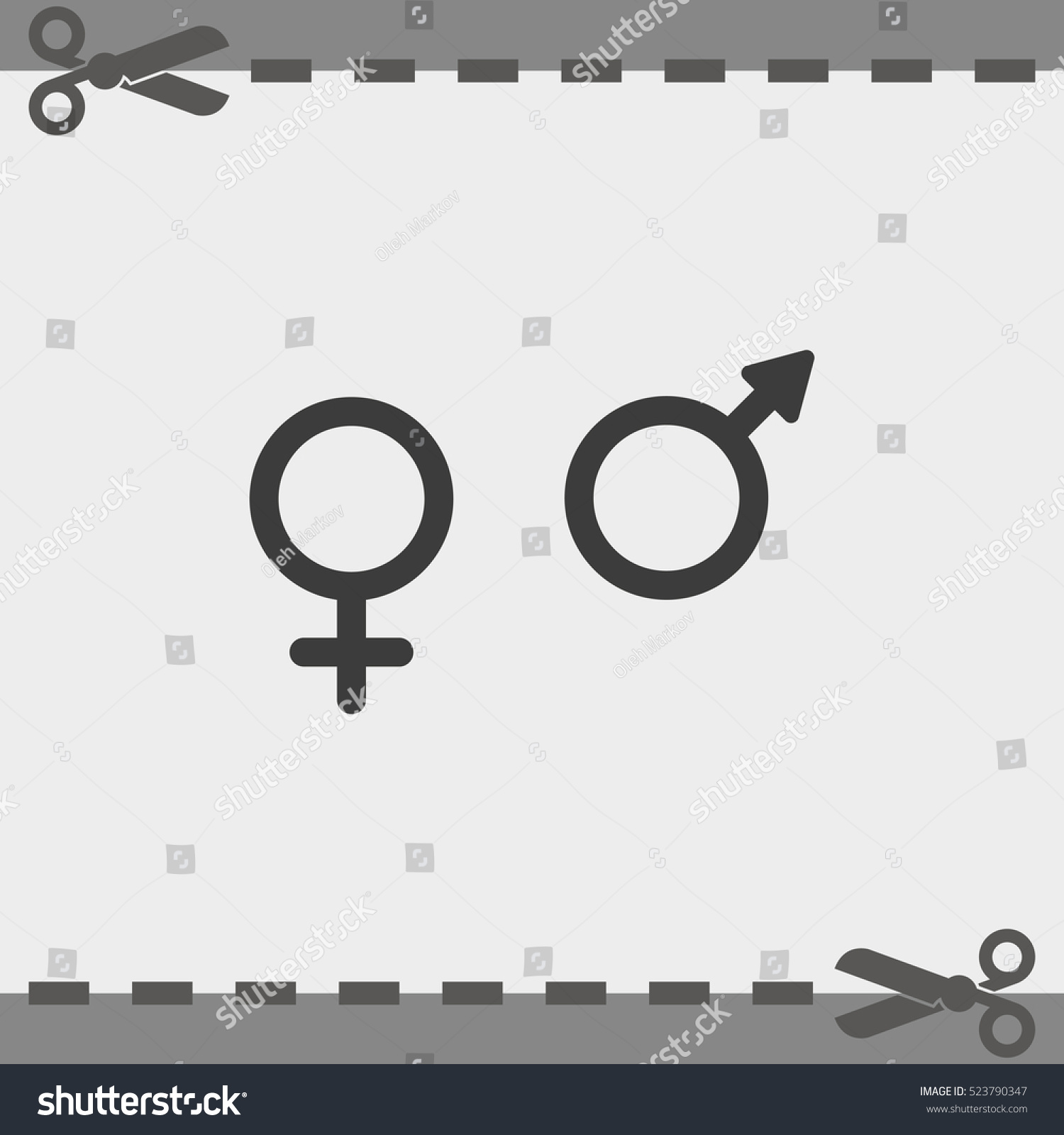 Sex Symbols Stock Vector 523790347 Shutterstock