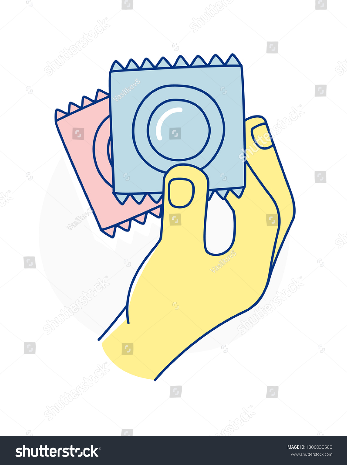 Sexual Health Safe Sex Education Poster Stock Vector Royalty Free