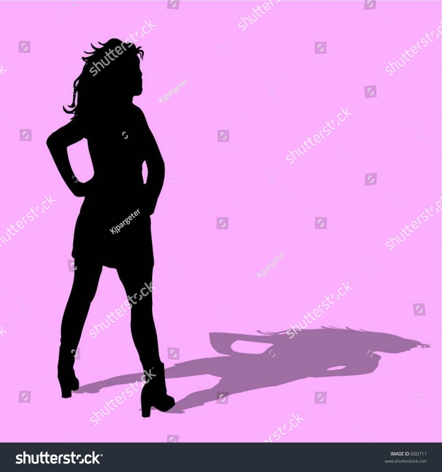 Sexy Female Vector Stock Vector (Royalty Free) 600711 | Shutterstock