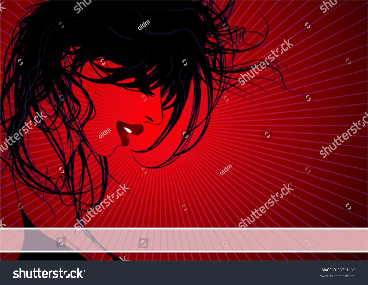 Sexy Girl Vector Stock Vector Royalty Free 35721193 6452