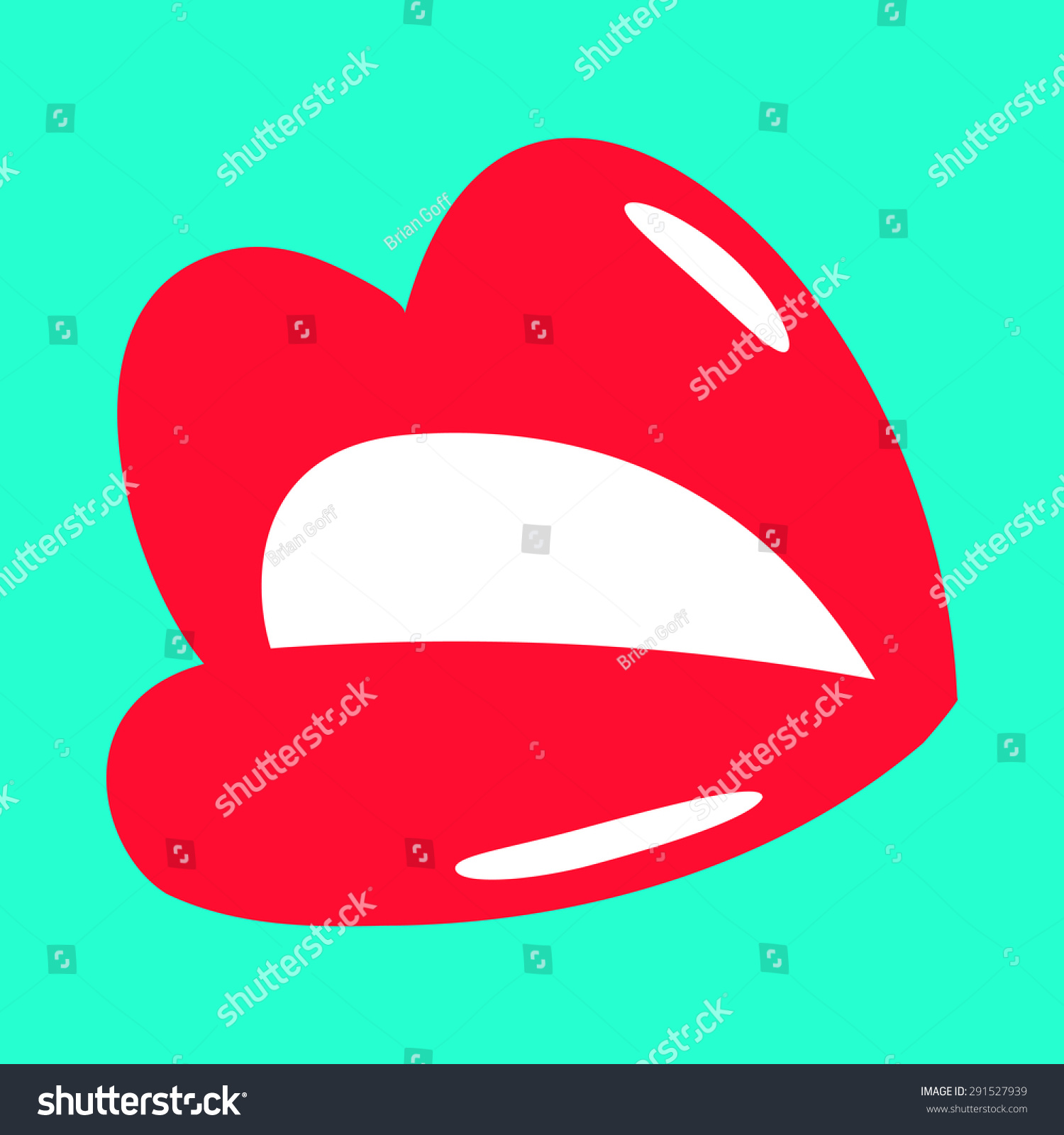 Sexy Lips Vector Icon Stock Vector (Royalty Free) 291527939 | Shutterstock