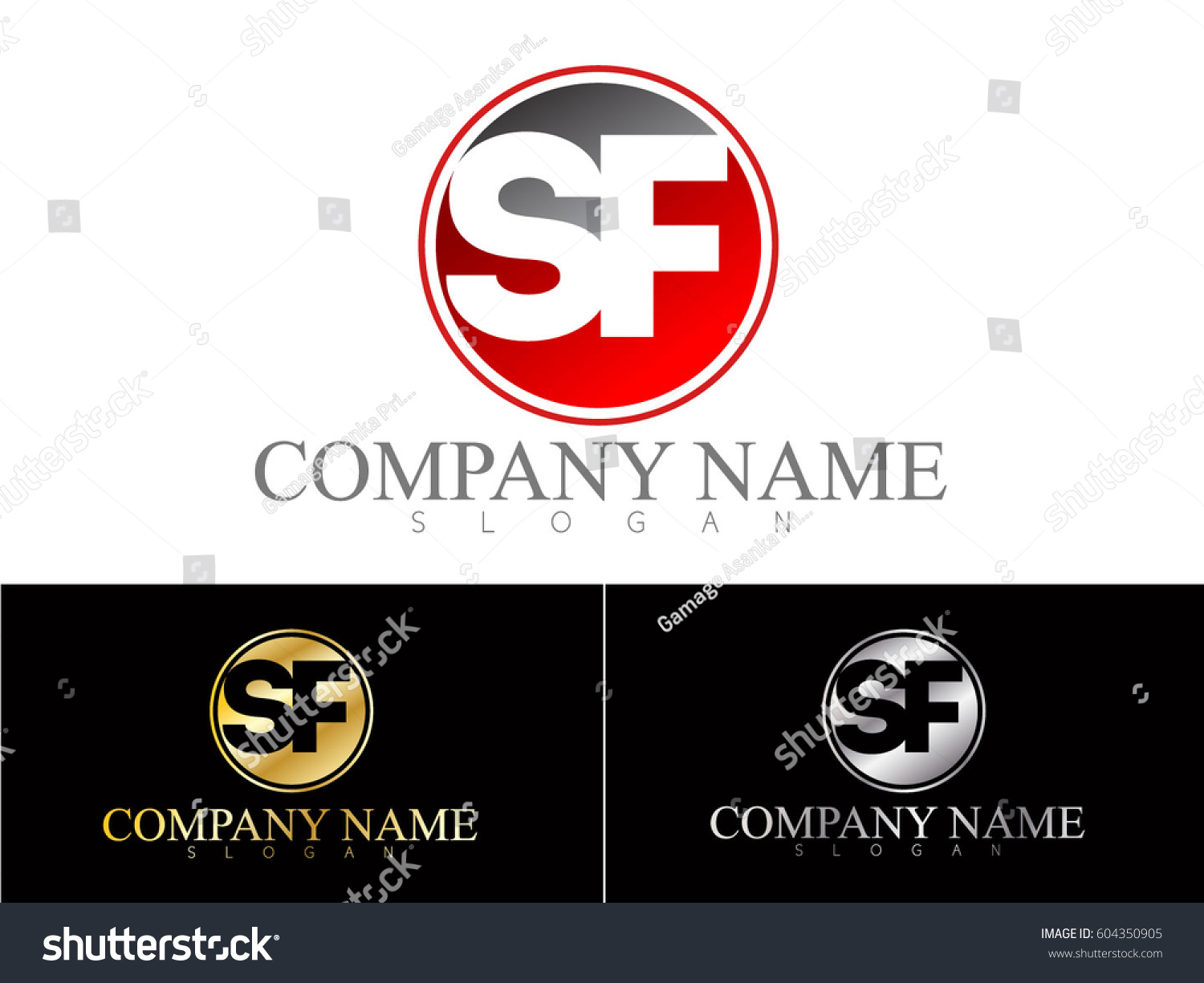 Sf Font Logos: vector de stock (libre de regalías) 604350905 | Shutterstock