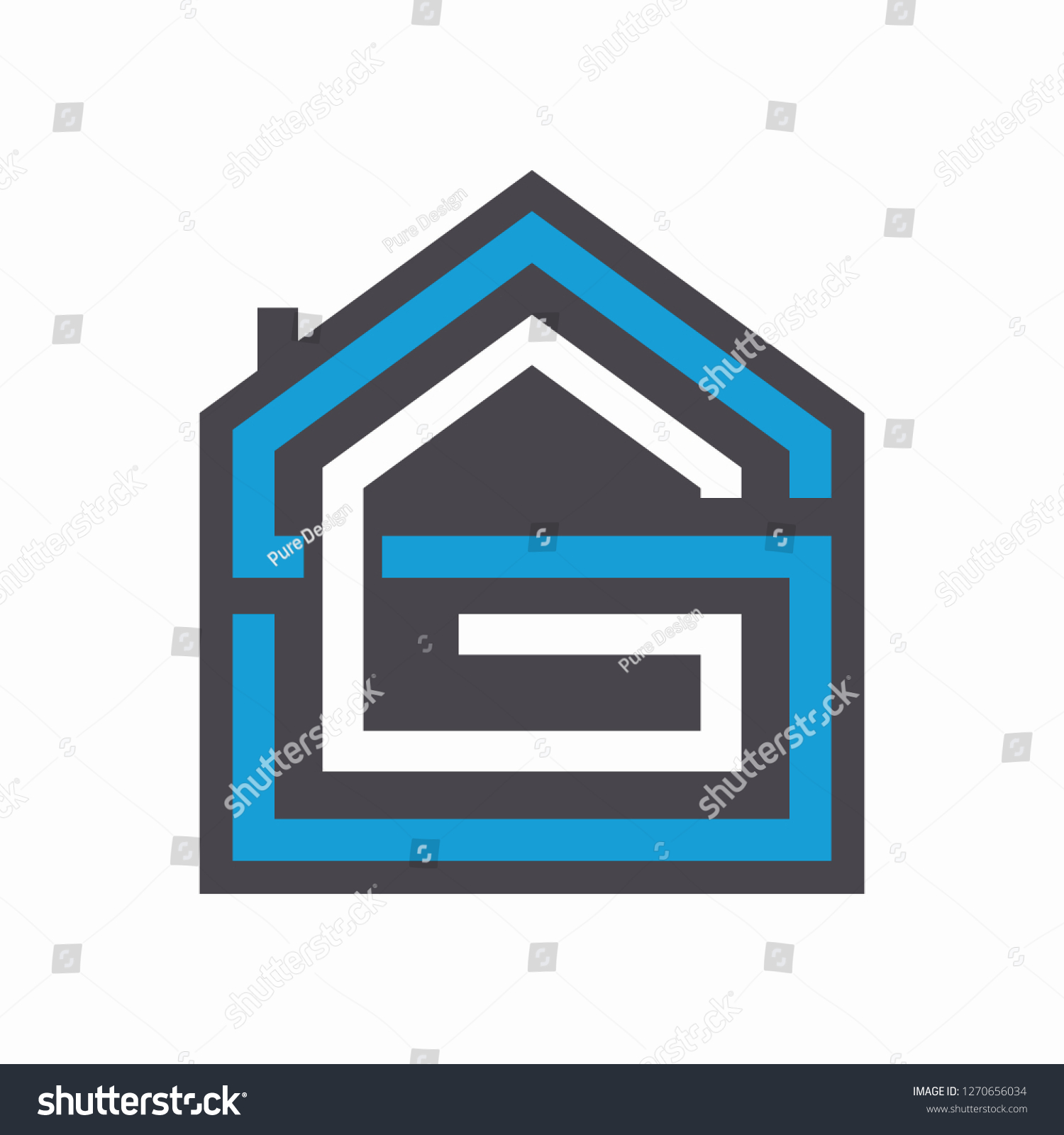 Sg Home Logo Vector Stock Vector (Royalty Free) 1270656034 | Shutterstock