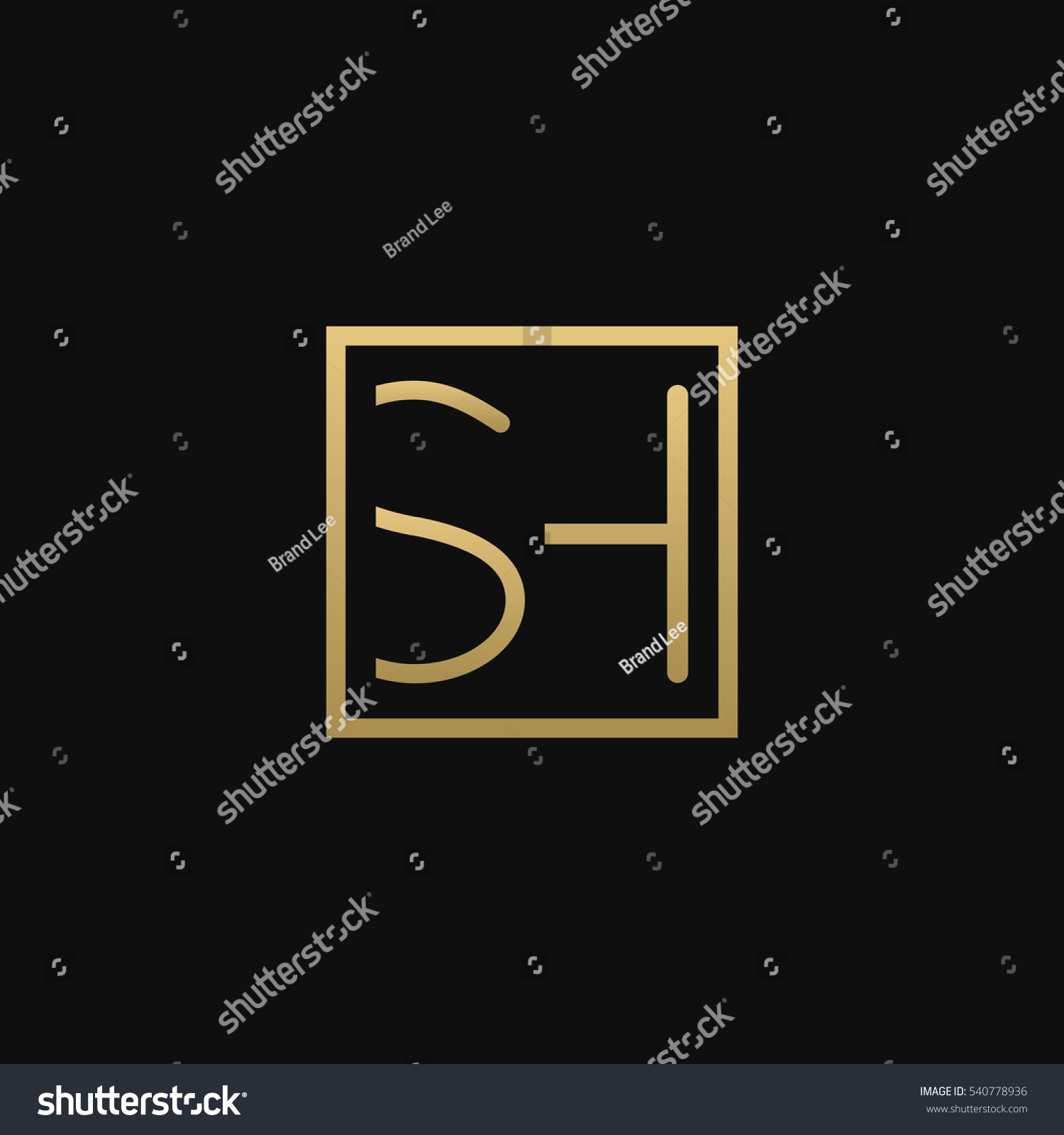 Sh Logo Icon Stock Vector (Royalty Free) 540778936 | Shutterstock