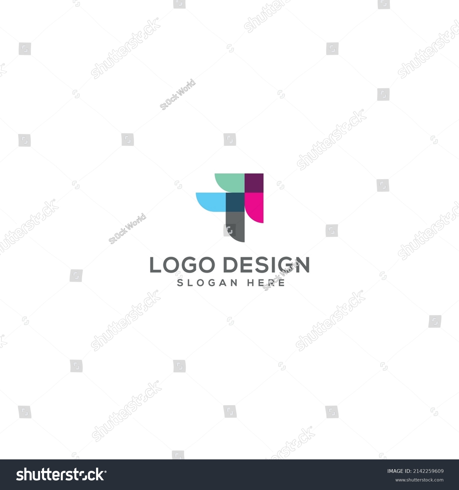Shape Abstract Mark Logo Design Vector Stock Vector (Royalty Free ...