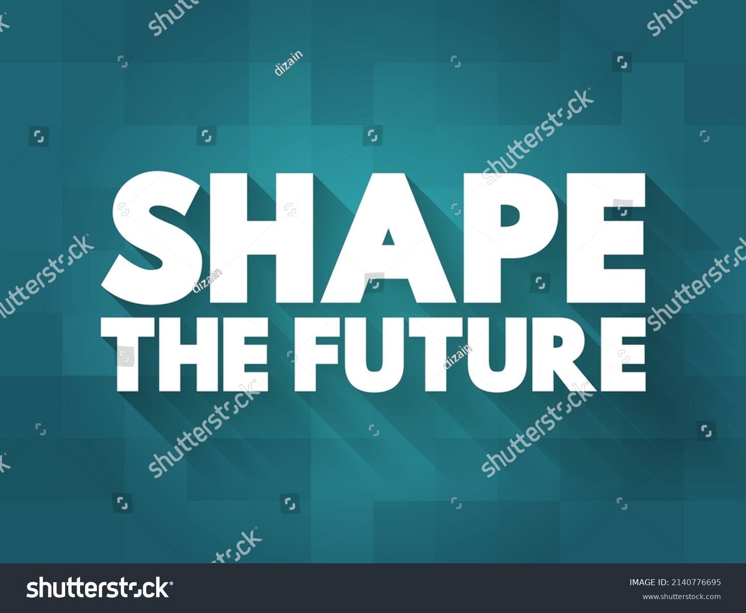 Shape Future Text Concept Presentations Reports Stock Vector (Royalty ...