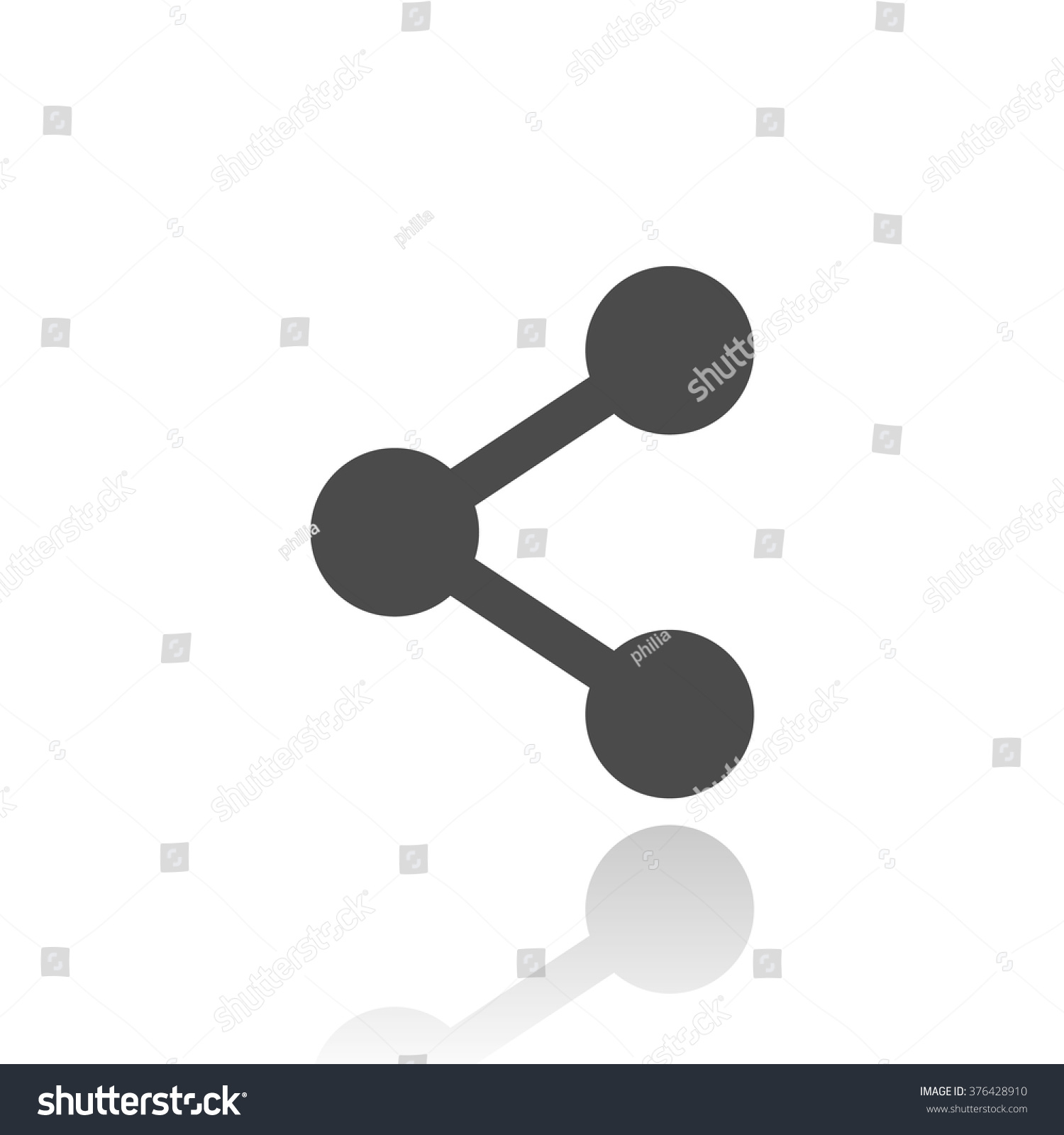 Share Icon Stock Vector (Royalty Free) 376428910 - Shutterstock