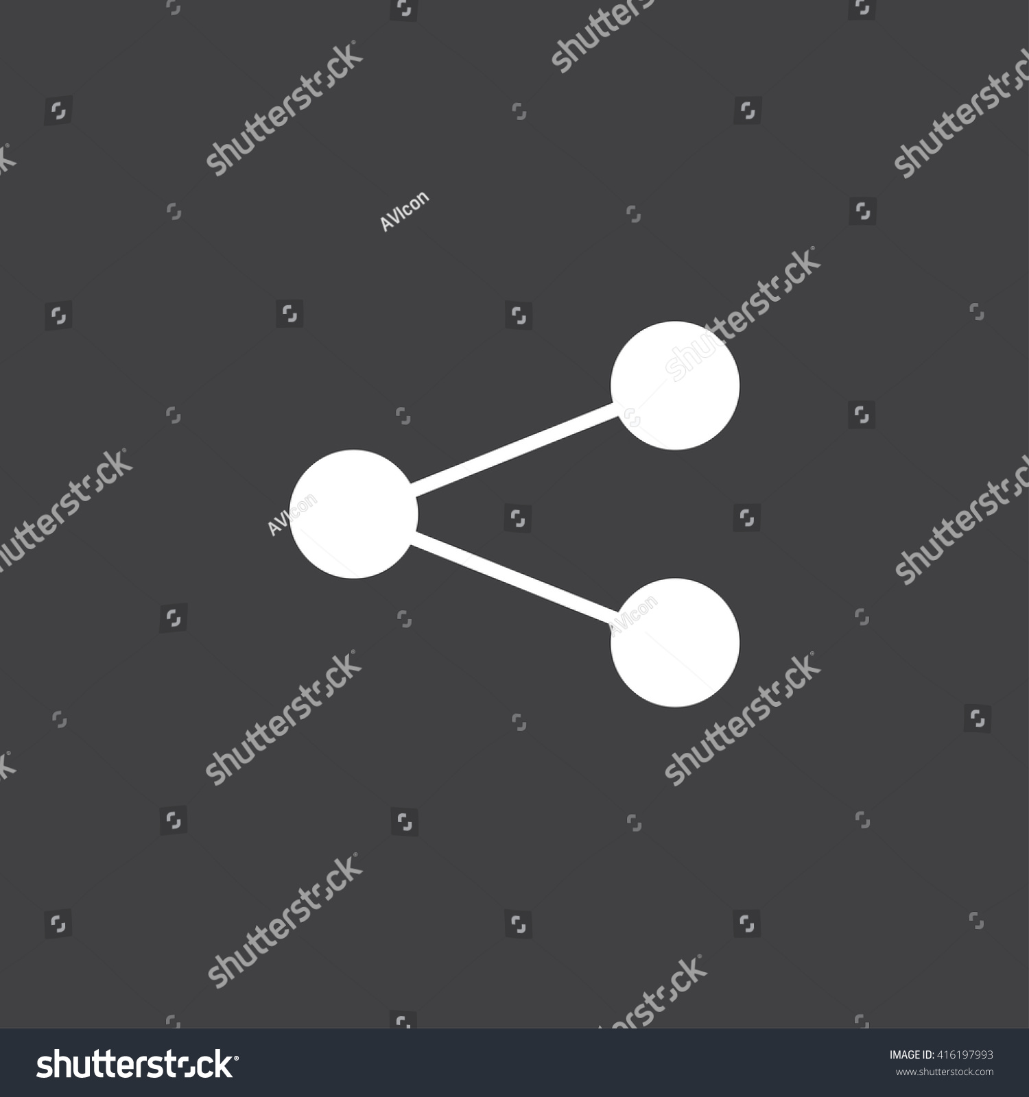 Share Icon Vector Solid Illustration Pictogram Stock Vector (Royalty ...
