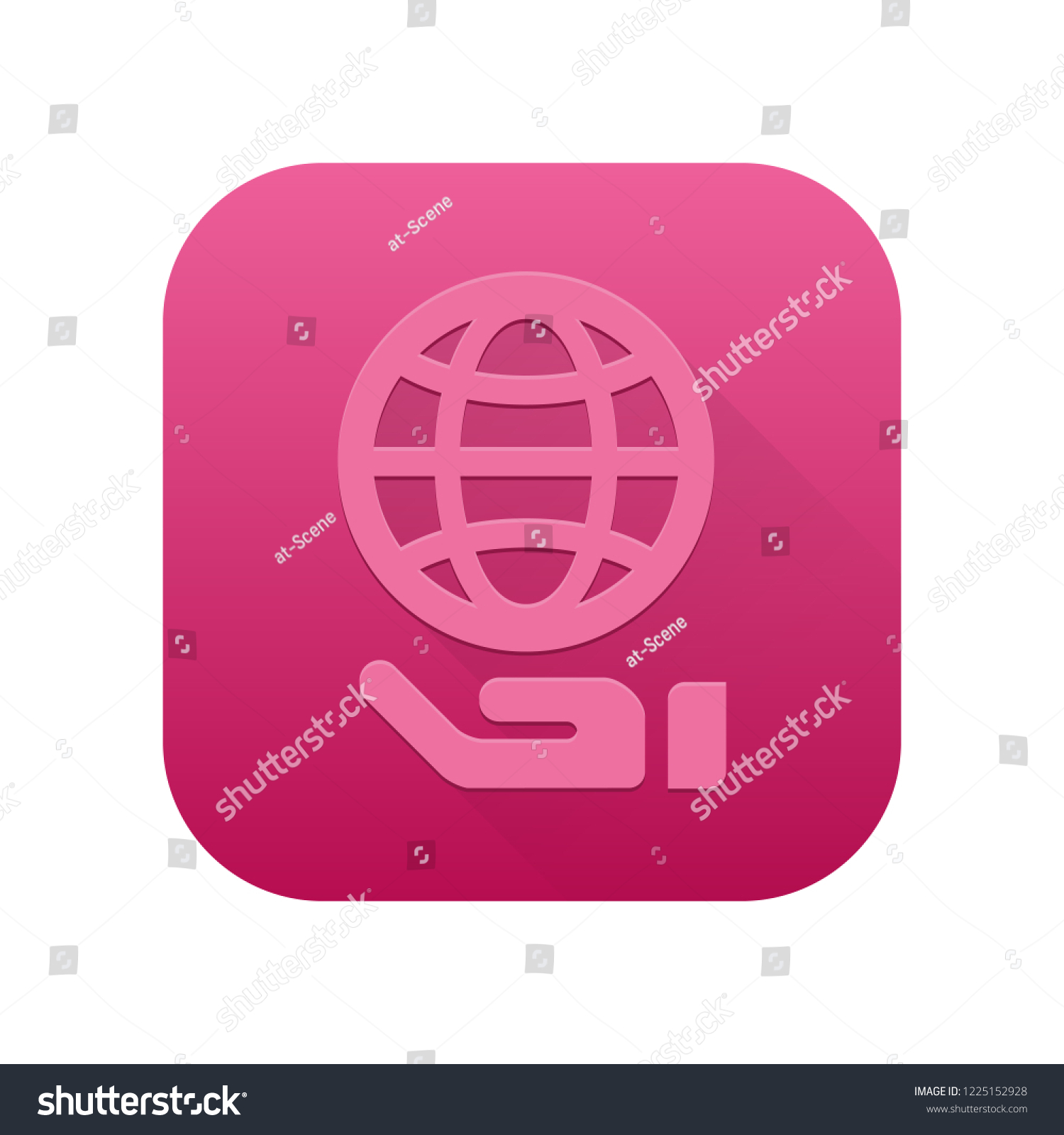 Share Online App Icon Stock Vector (Royalty Free) 1225152928