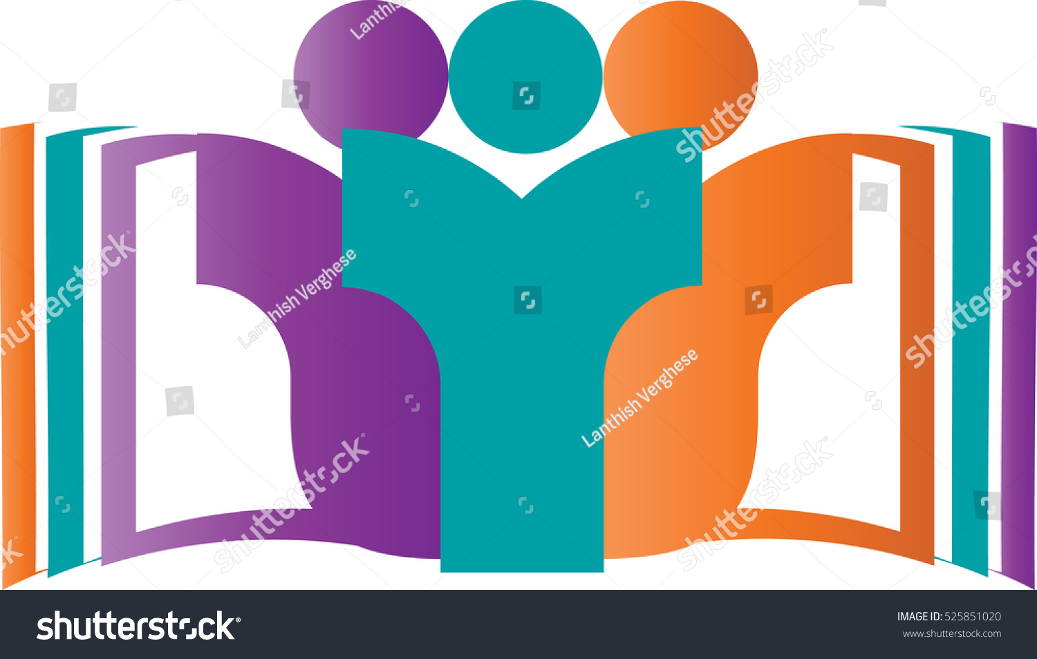 Sharing Education Stock Vector (Royalty Free) 525851020