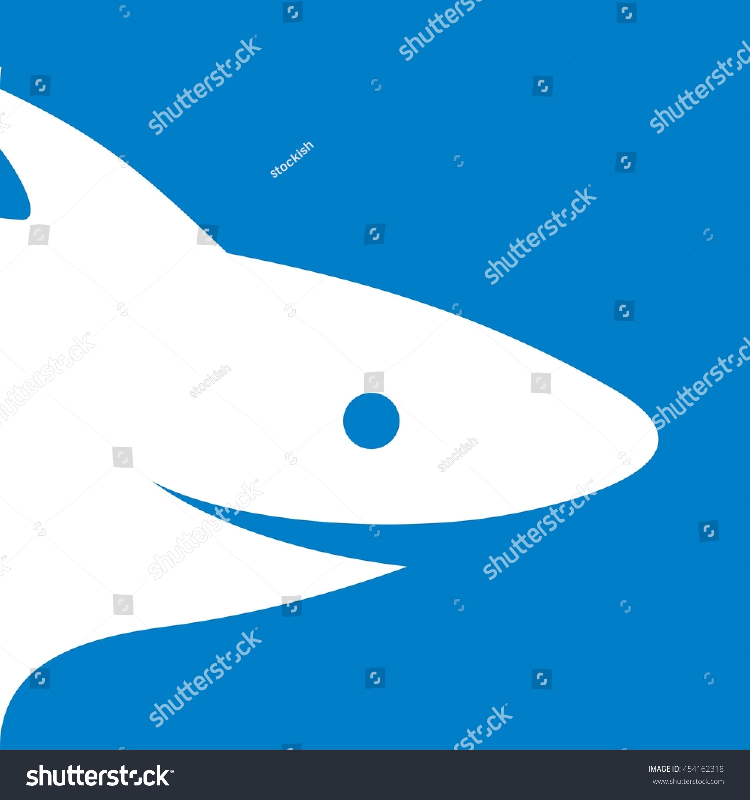 Shark Logo Vector Stock Vector (Royalty Free) 454162318