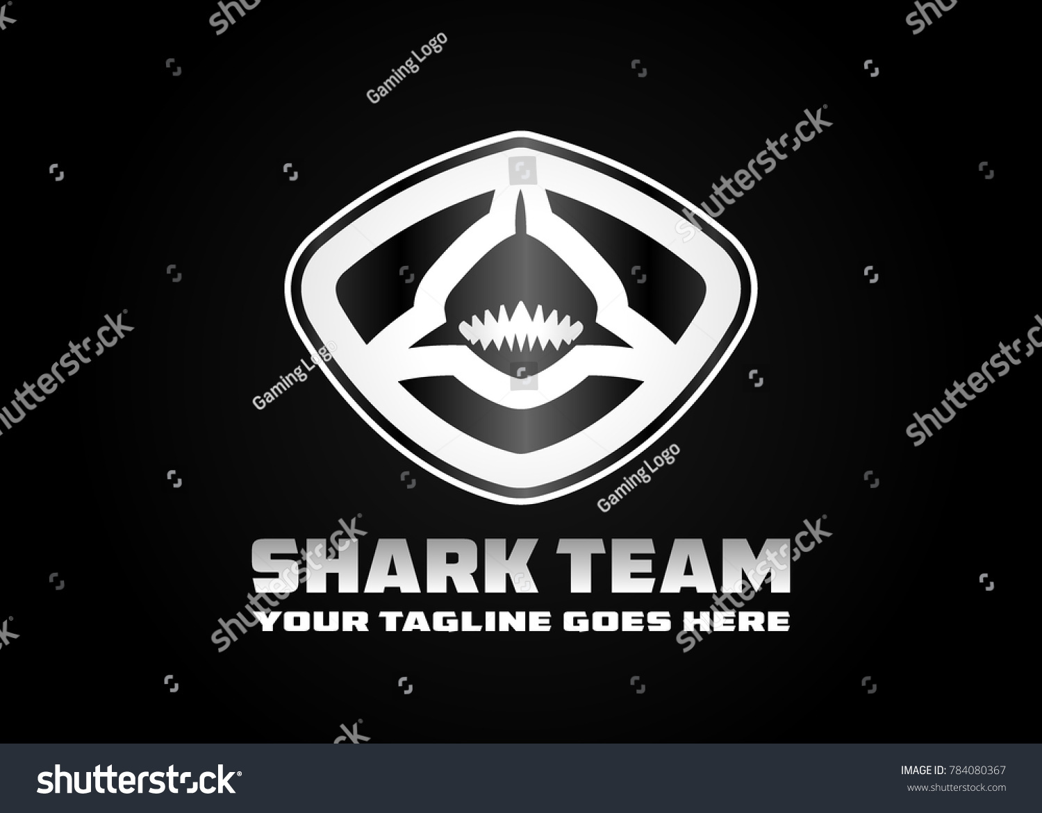 Shark Team Logo 스톡 벡터(로열티 프리) 784080367 | Shutterstock