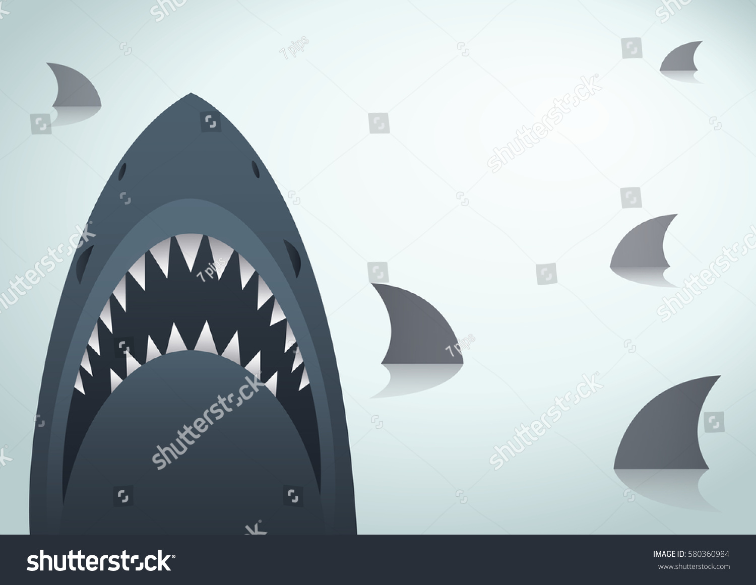 10,752 Shark flat design Stock Vectors, Images & Vector Art | Shutterstock