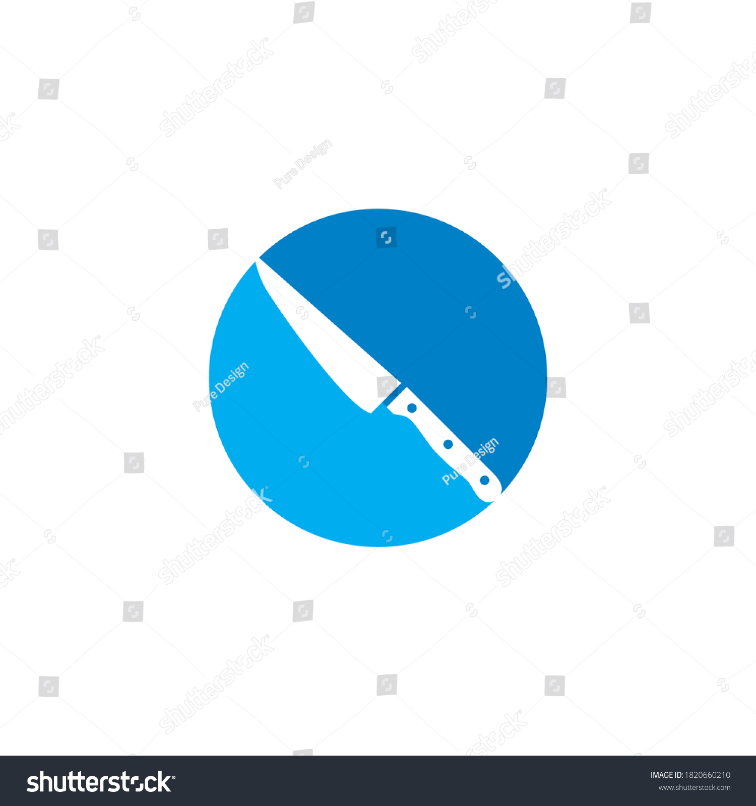 Sharp Knife Vector Food Logo: เวกเตอร์สต็อก (ปลอดค่าลิขสิทธิ์ ...