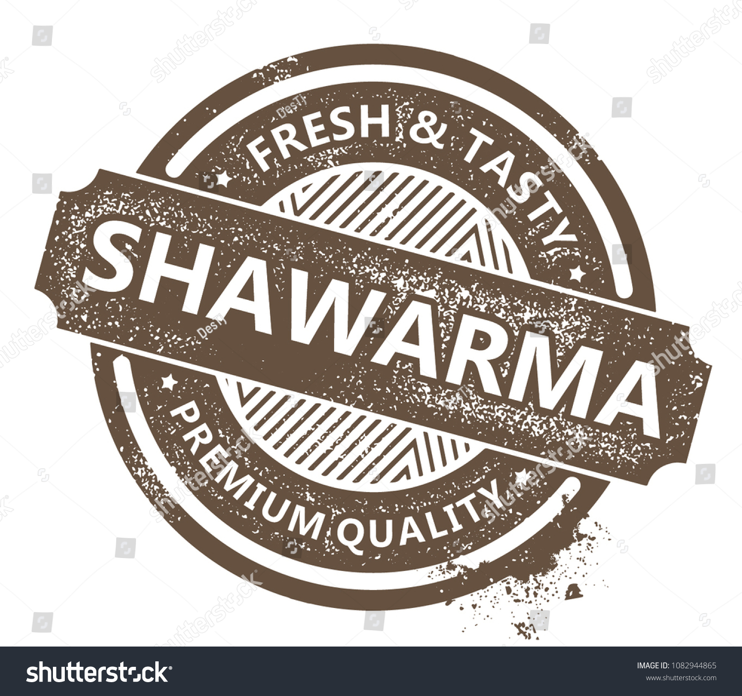 Shawarma Rubber Stamp Stock Vector (Royalty Free) 1082944865 | Shutterstock