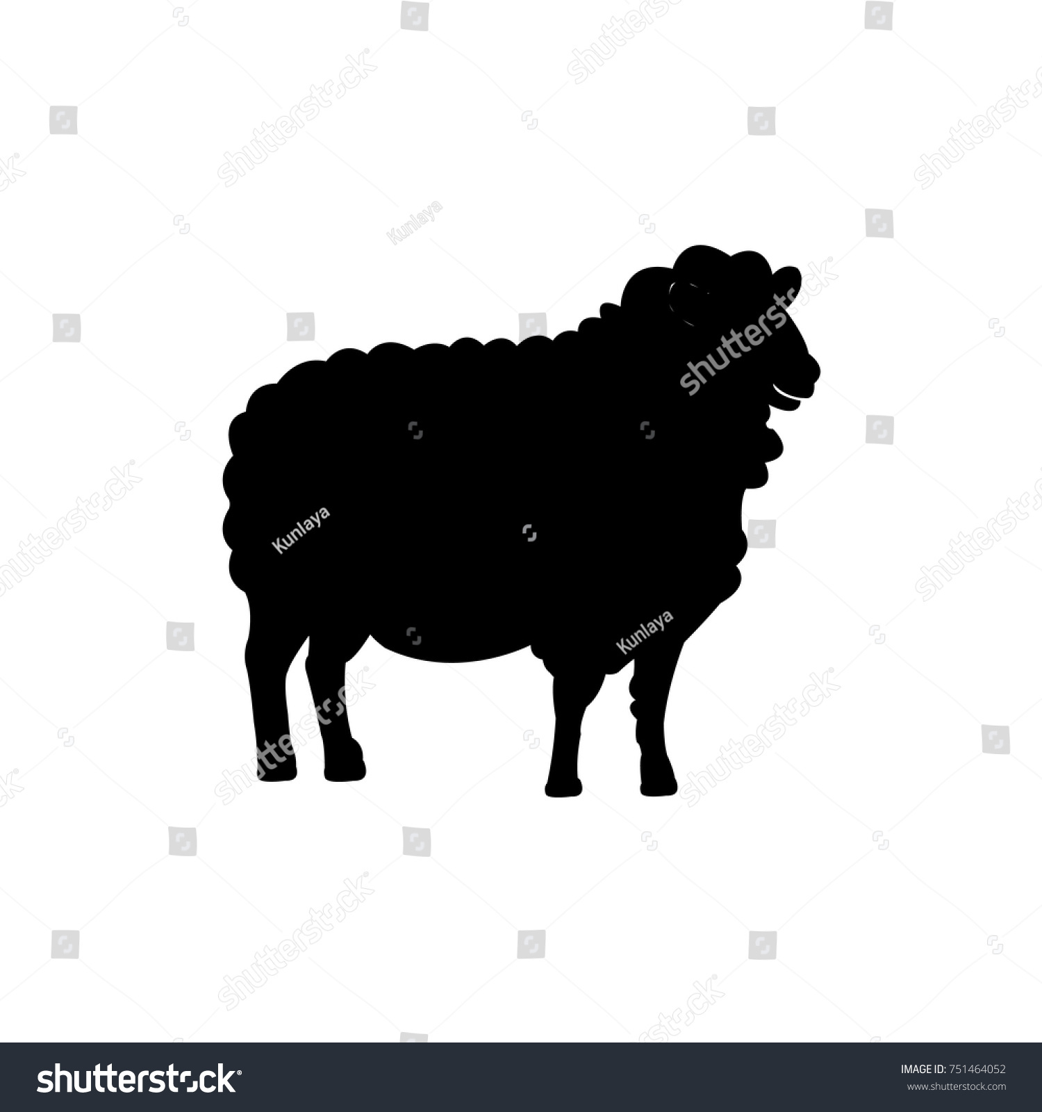 Vektor Stok Domba, ilustrasi vektor ikon (Tanpa Royalti) 751464052 ...
