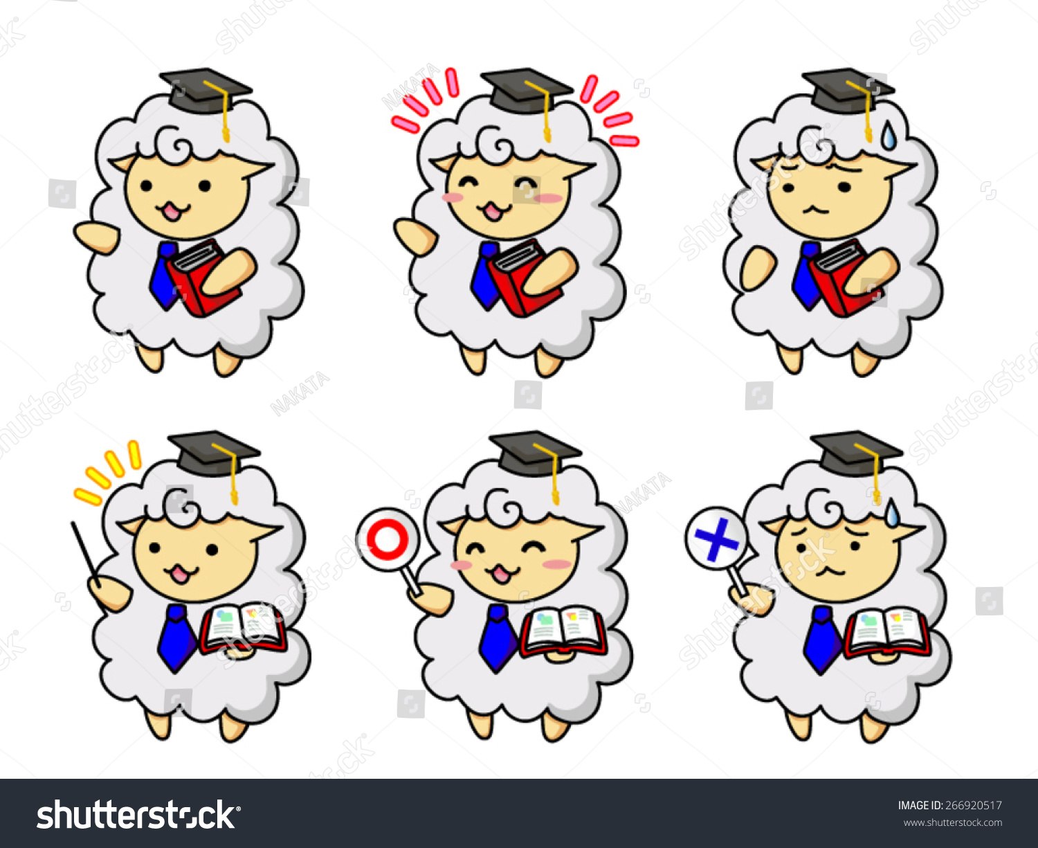 Sheep Teacher Stock Vector (Royalty Free) 266920517 | Shutterstock